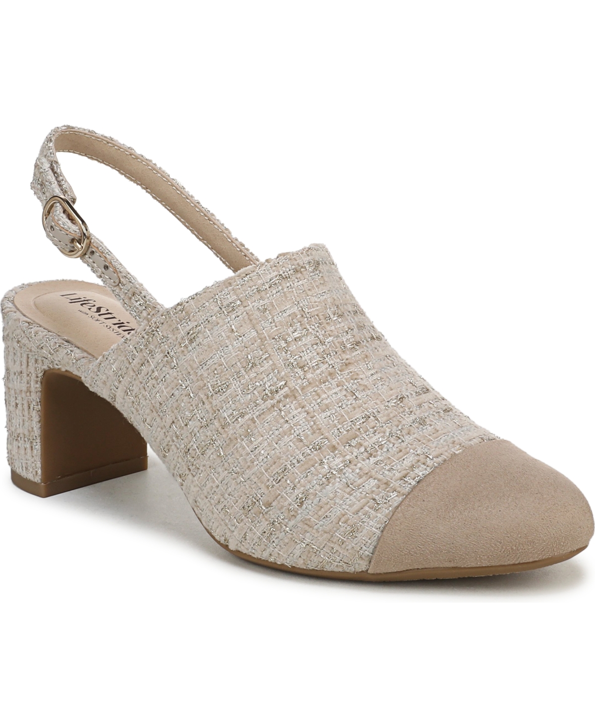 Click here for LifeStride Womens Tessa Slingback Pumps - Dover Ta... prices