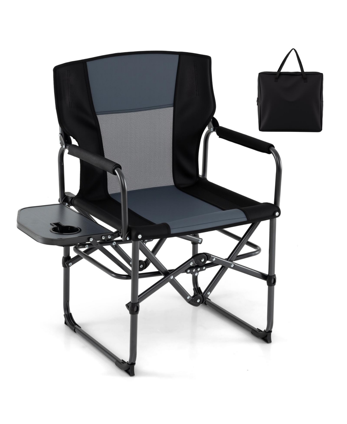 Click here for Mecale Folding Camping Chair with Side Table and C... prices