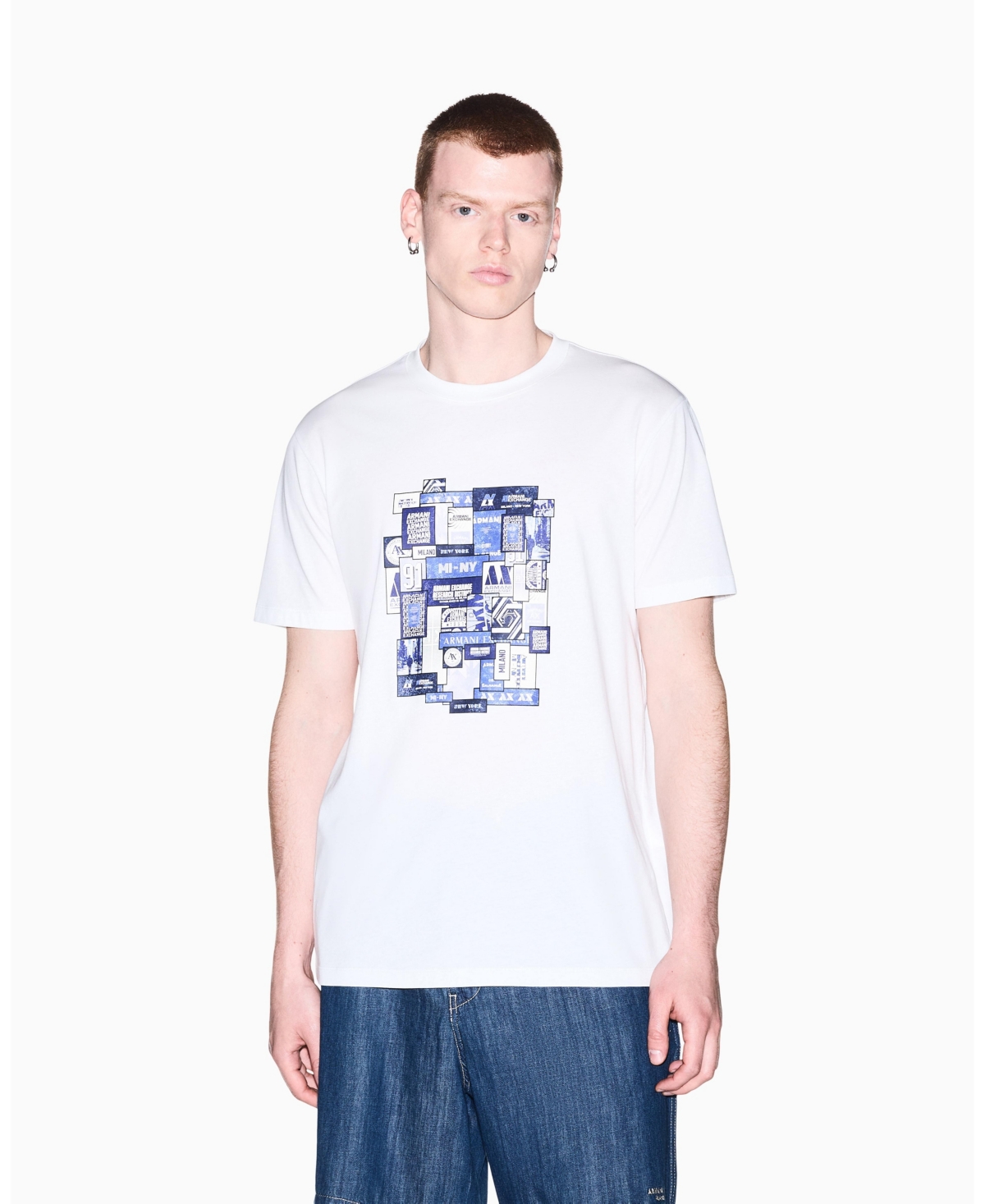 Click here for A|X Armani Exchange Mens Collage Box T-Shirt - Off... prices