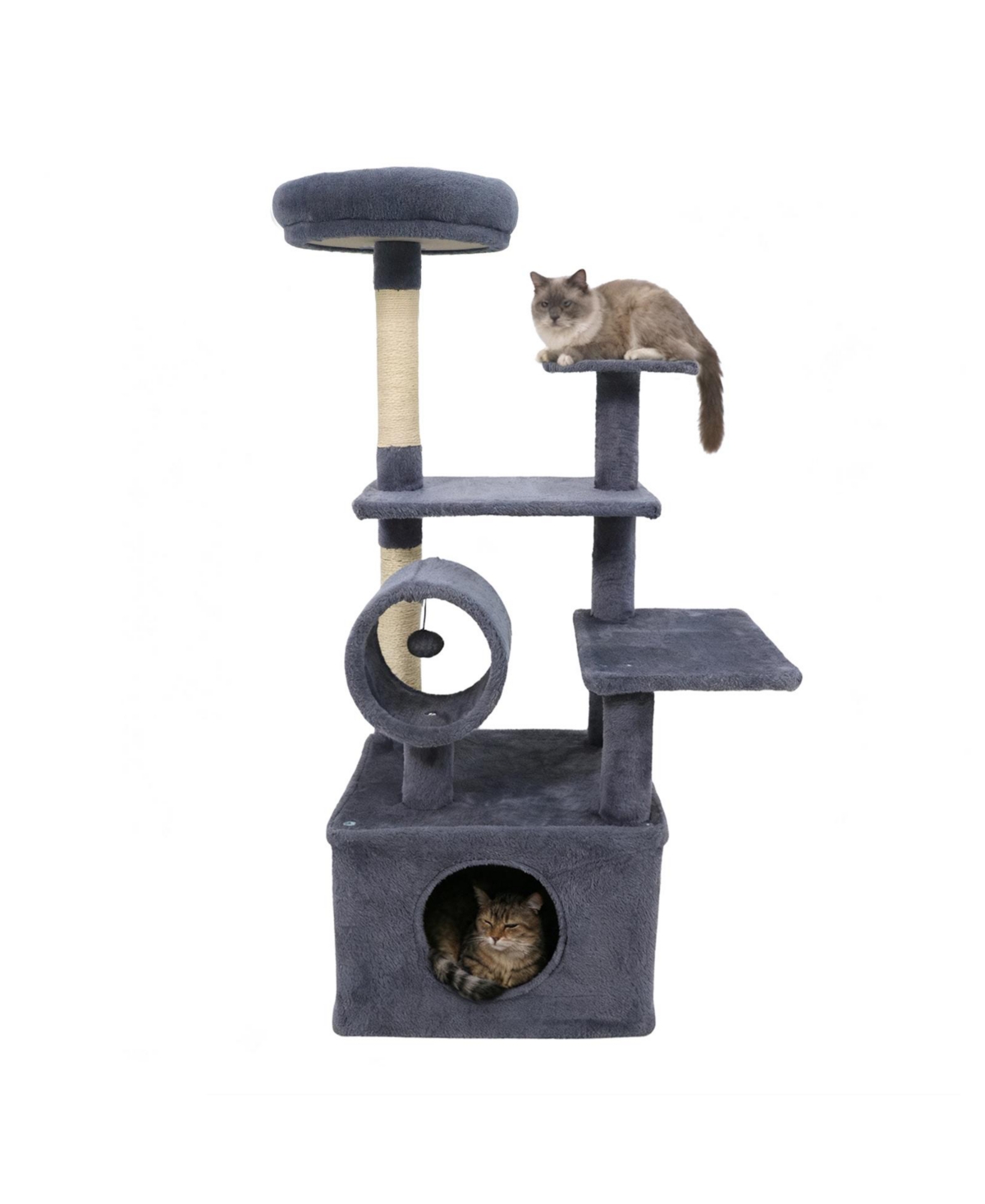 Click here for Gymax 48 Tall Cat Tree With Large Condo Padded Top... prices
