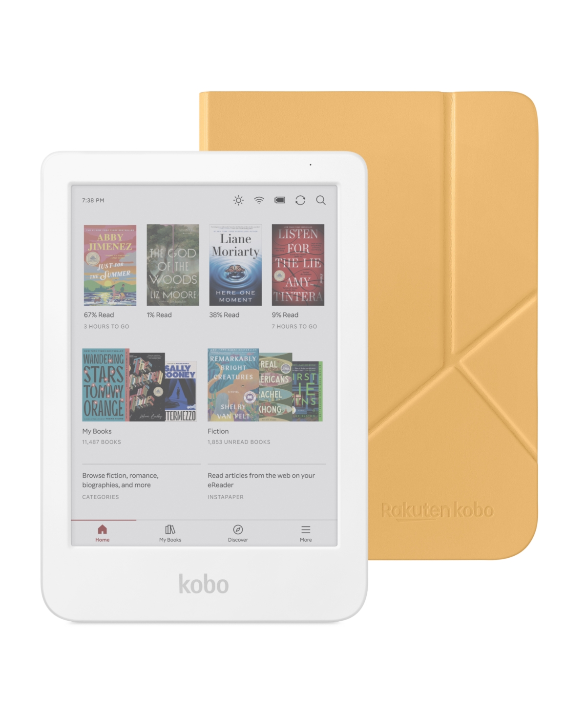 Click here for Kobo Clara Colour eReader with SleepCover Case Bun... prices