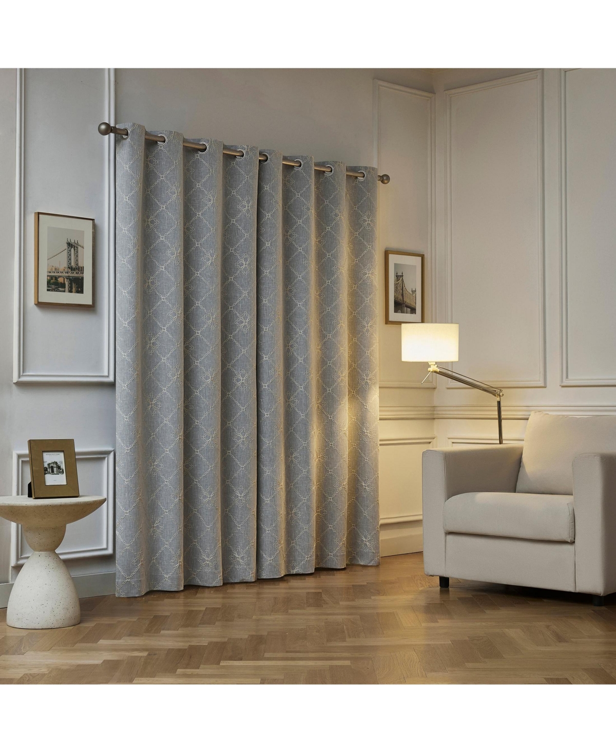 Click here for Sun Zero Adria Trellis Embroidered 100percentage B... prices