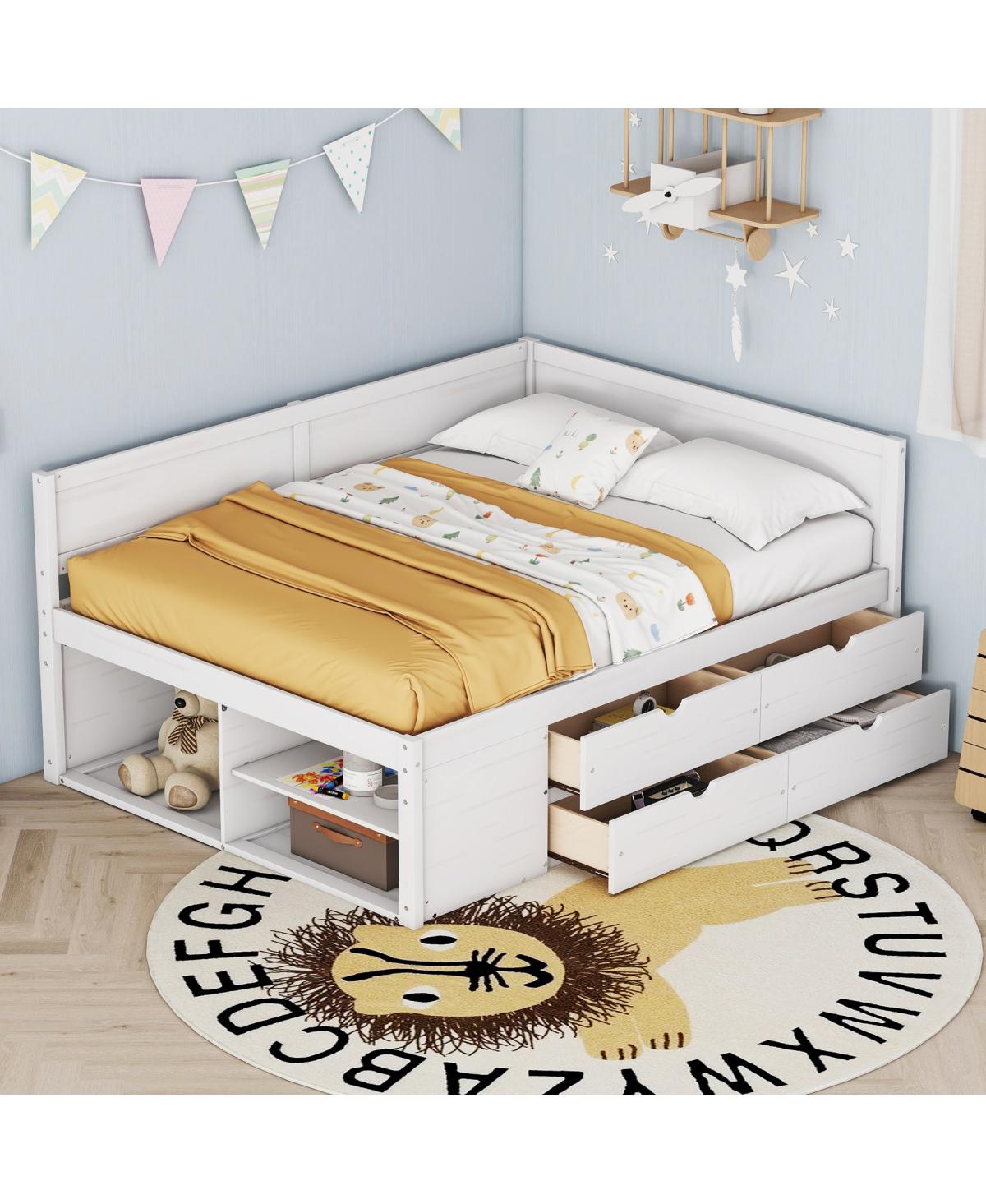 Click here for Streamdale Furniture Full Size Daybed with Drawers... prices