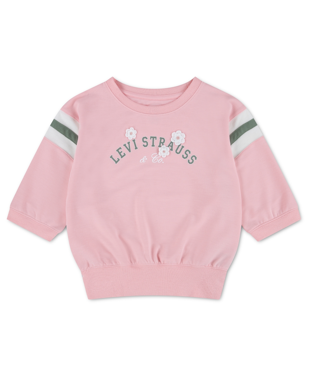 Click here for Levis Girls 7-16 Embroidered Crewneck Sweatshirt -... prices