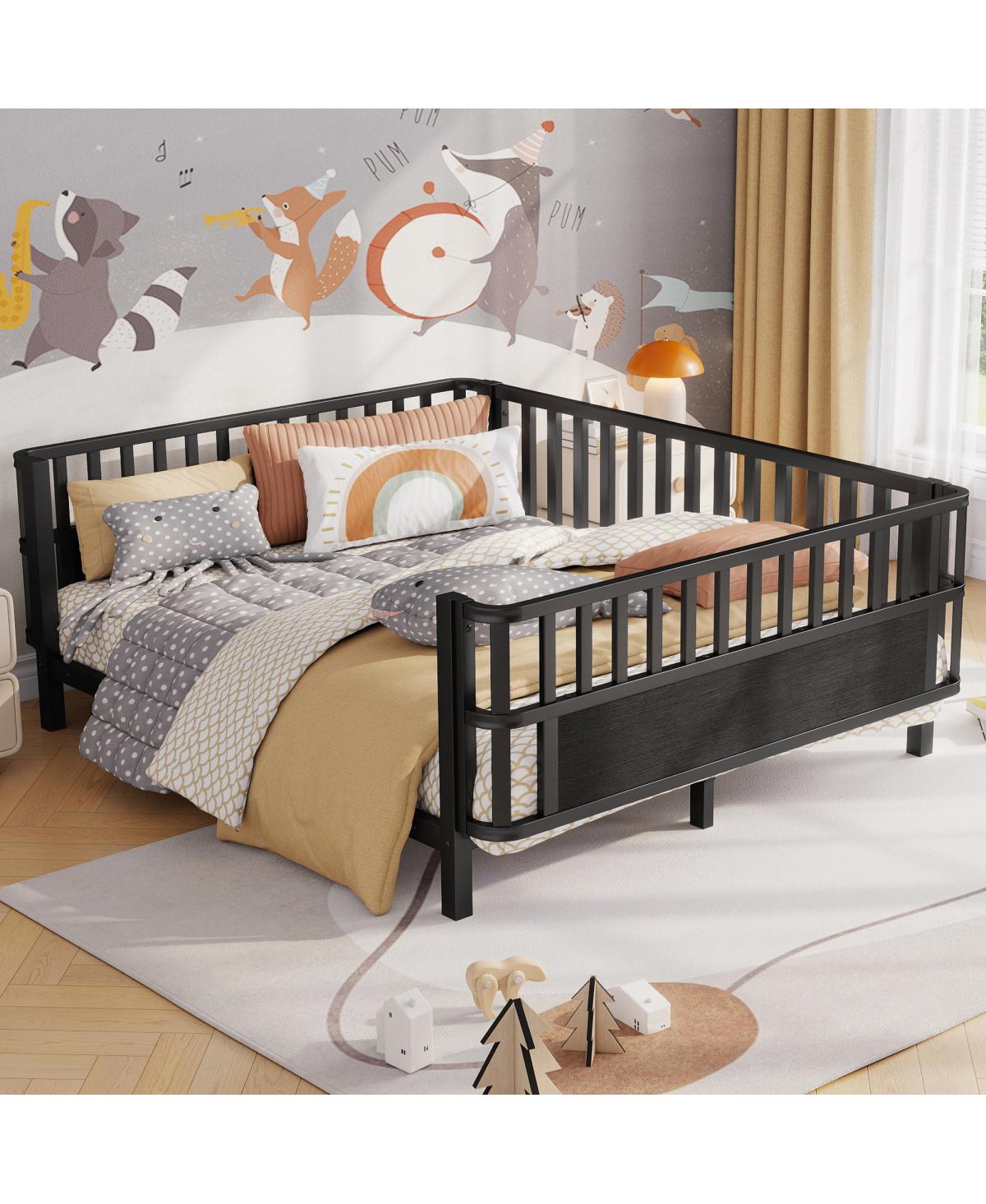 Click here for Streamdale Furniture Full Size Metal Platform Bed... prices