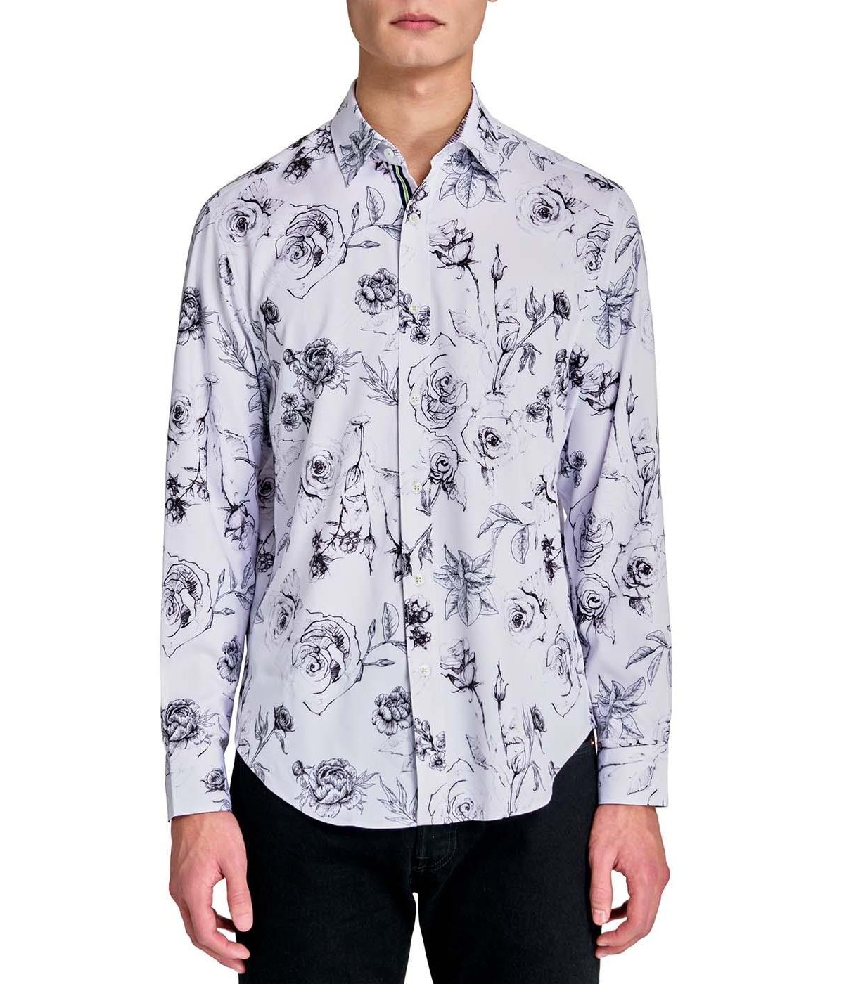 Click here for Society of Threads Mens Regular Fit 4-Way Stretch... prices