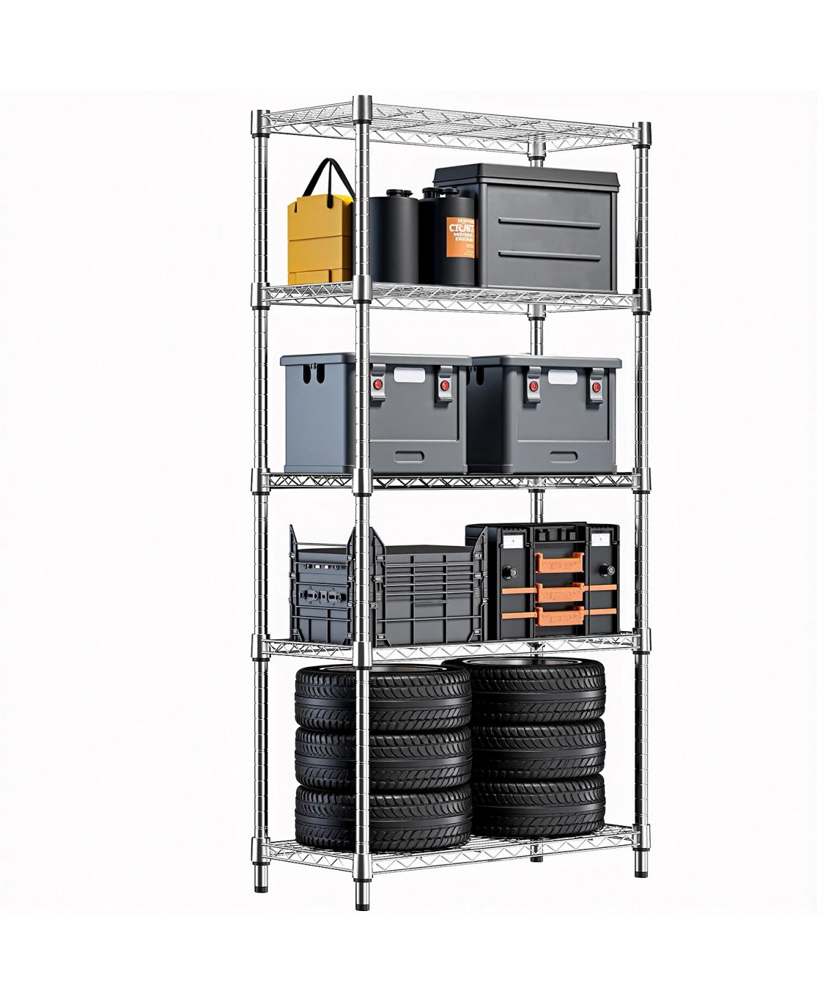 Click here for Streamdale Furniture 5-Tier Heavy Duty Steel Wire... prices