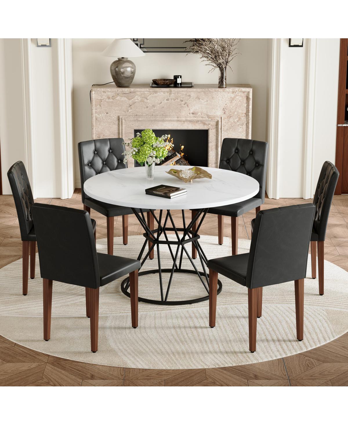 Click here for Streamdale Furniture 47.3 inch Circular Mdf Dining... prices