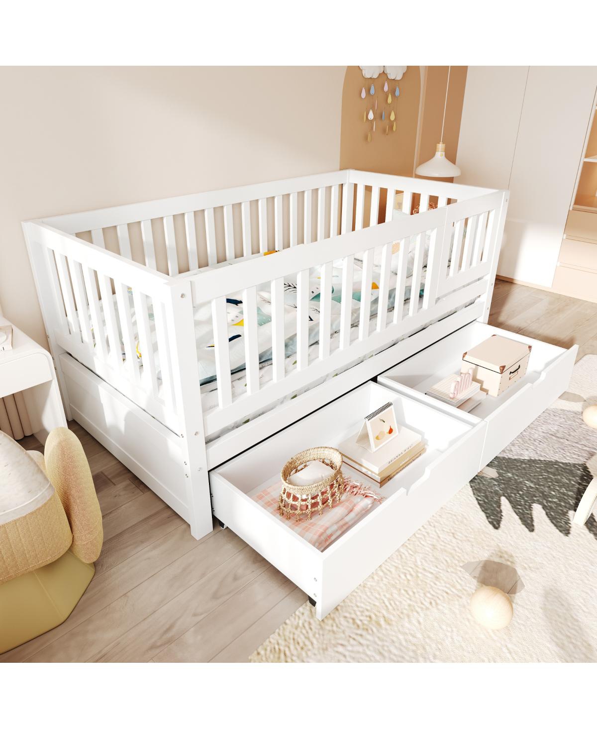 Click here for Streamdale Furniture 3-in-1 Solid Wood Convertible... prices