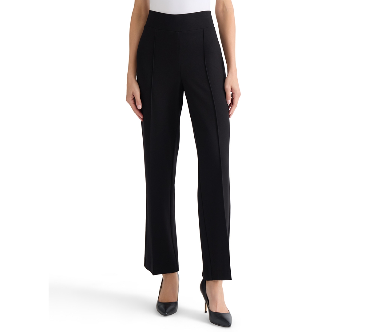 Click here for Jones New York Womens Serenity Pintuck Trousers -... prices