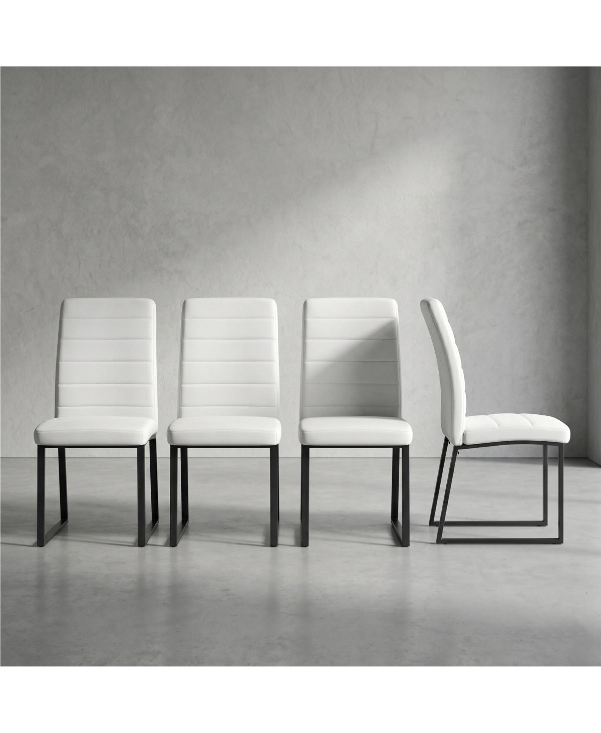 Click here for Streamdale Furniture 4-Pack Premium Pu Office/Dini... prices