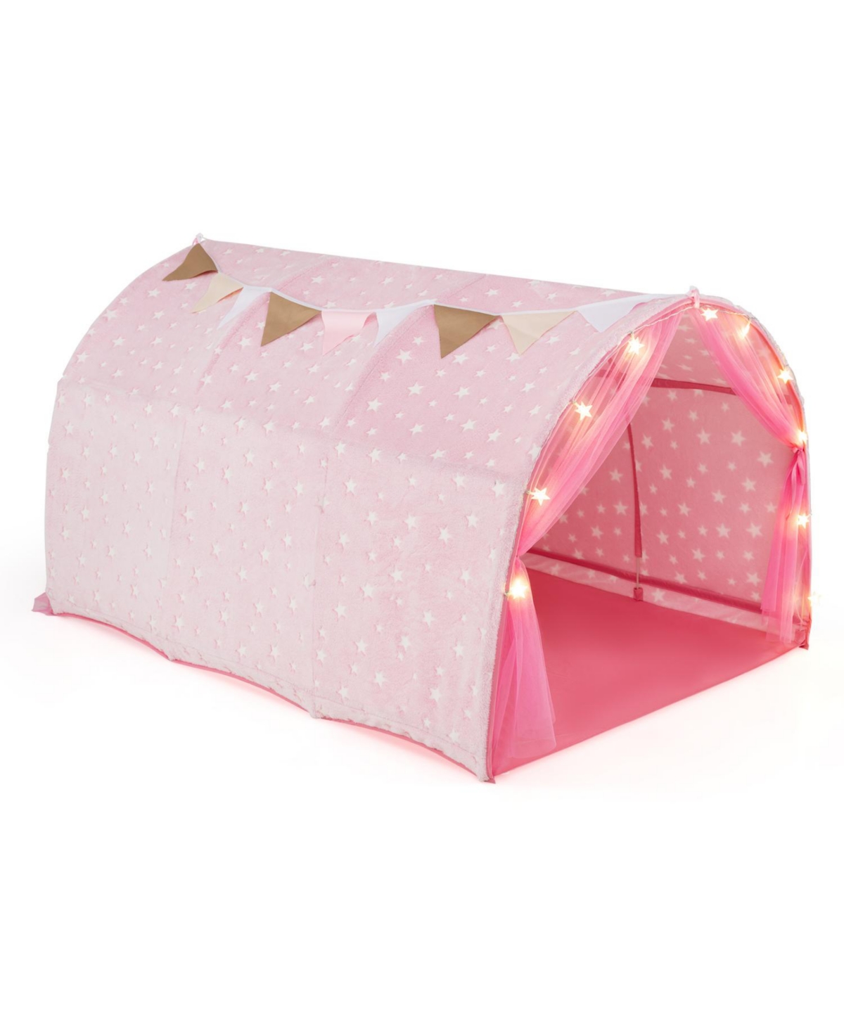 Click here for Kids Dream Bed Tent Twin Bunk Bed with Glow in the... prices
