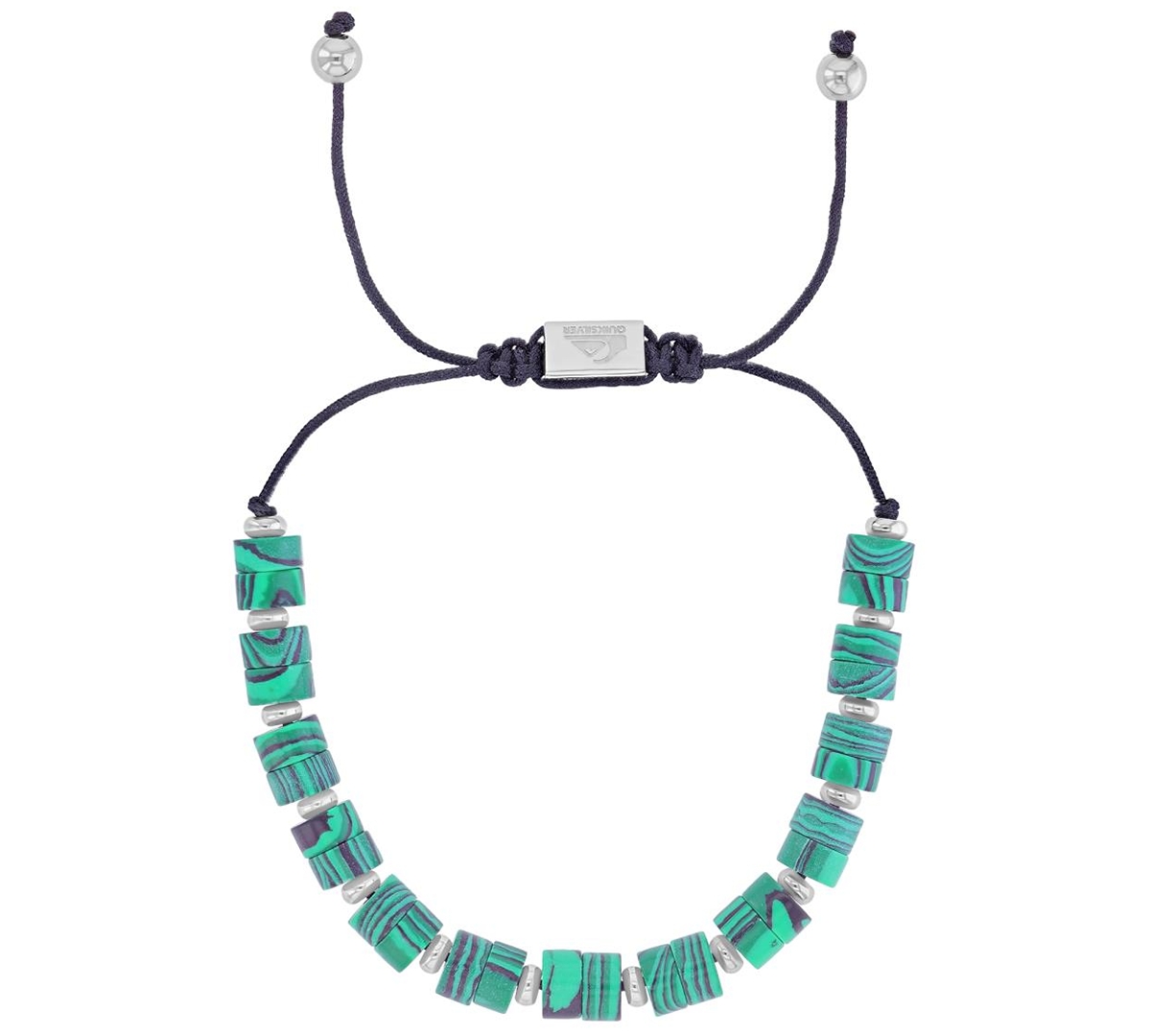 Click here for Quiksilver Mens Platinum-Plated Steel Malachite Be... prices