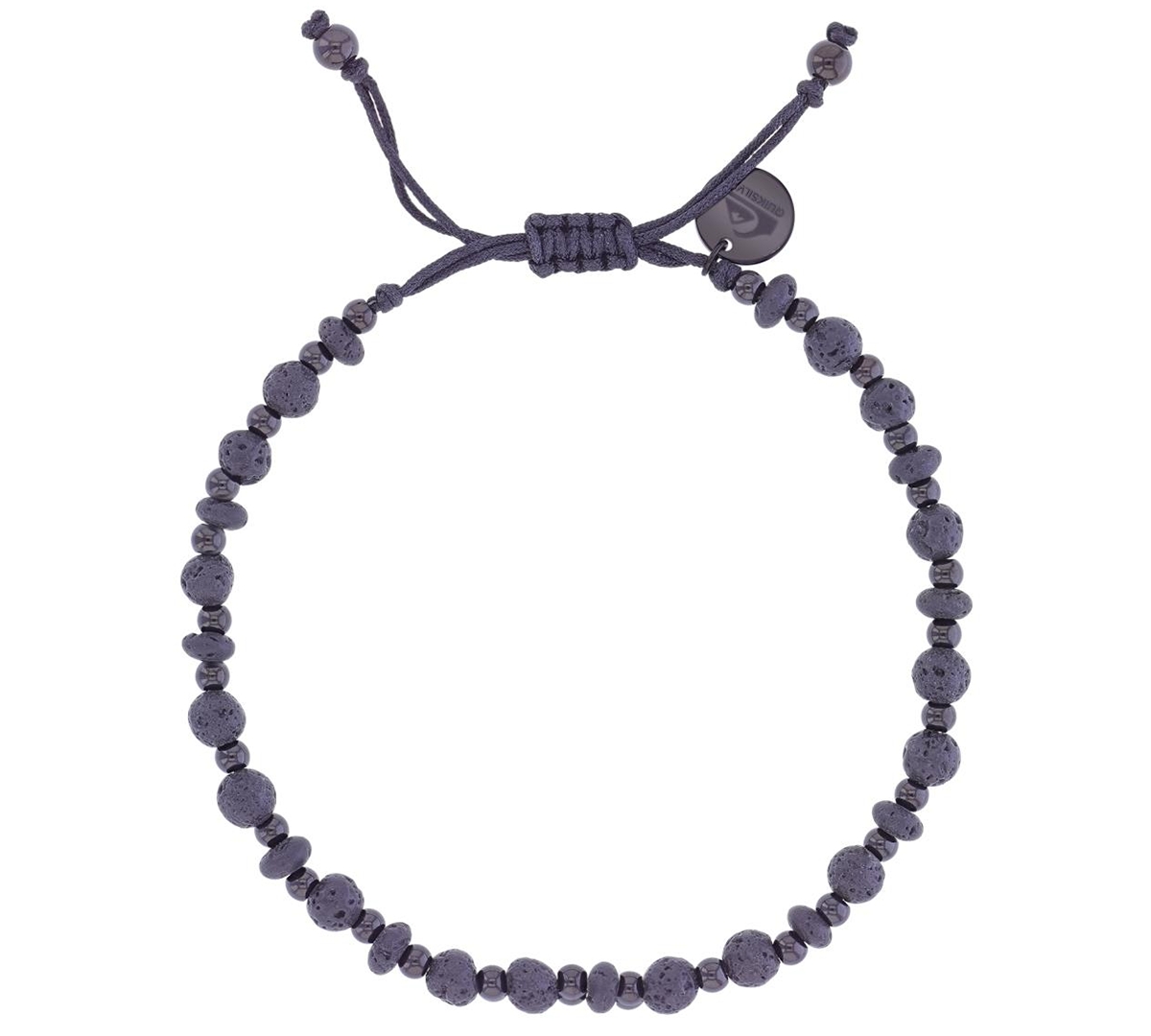 Click here for Quiksilver Mens Black-Plated Steel Volcanic Stone... prices