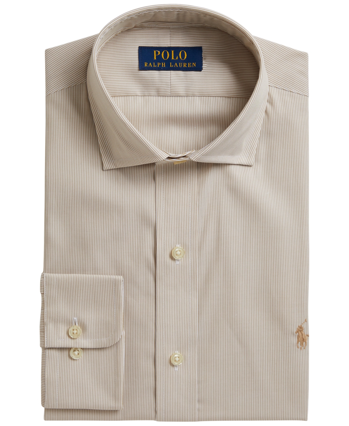 Click here for Polo Ralph Lauren Mens Classic-Fit Striped Poplin... prices