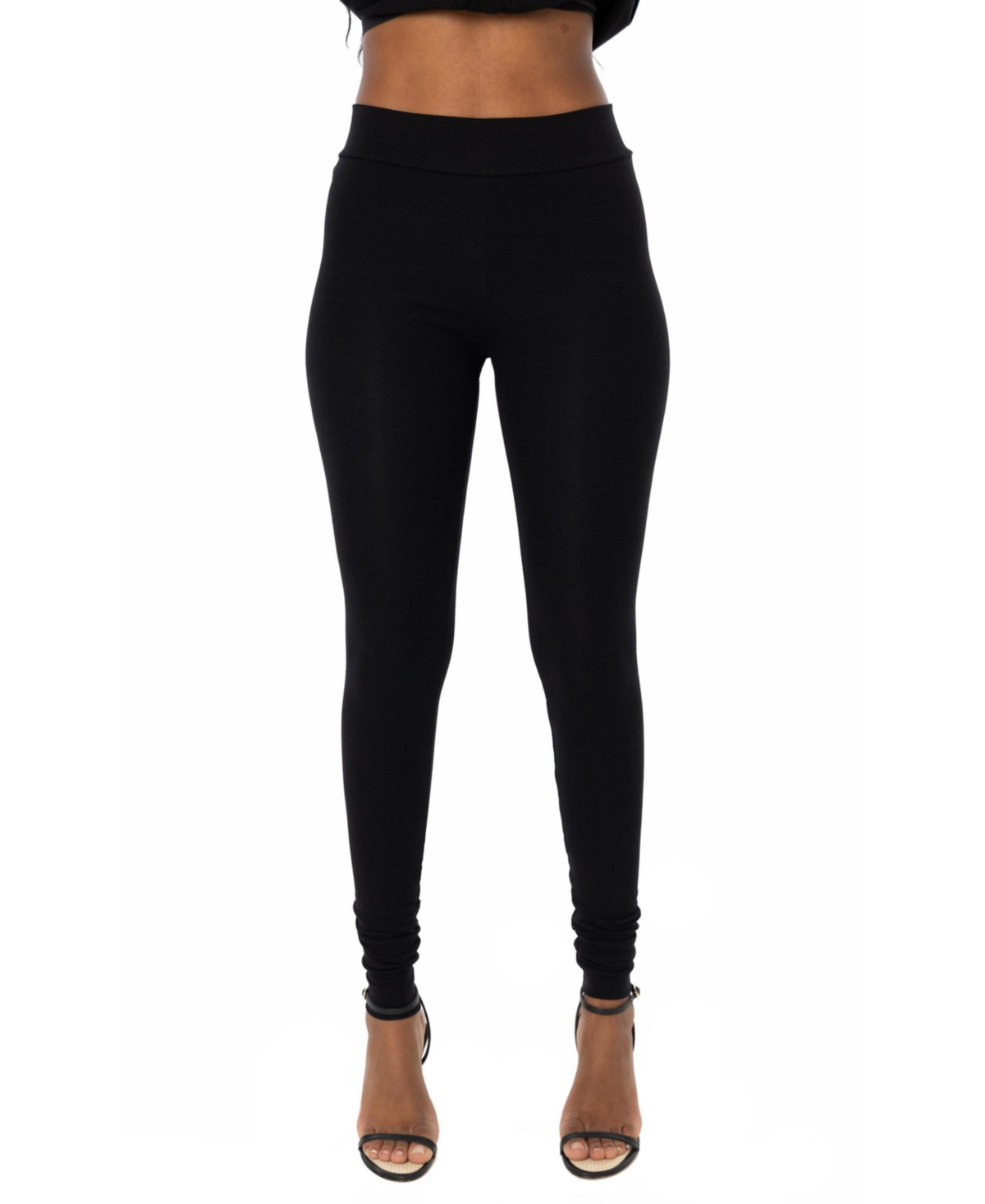 Click here for Dai Moda Womens Banded Ankle Legging - Black prices