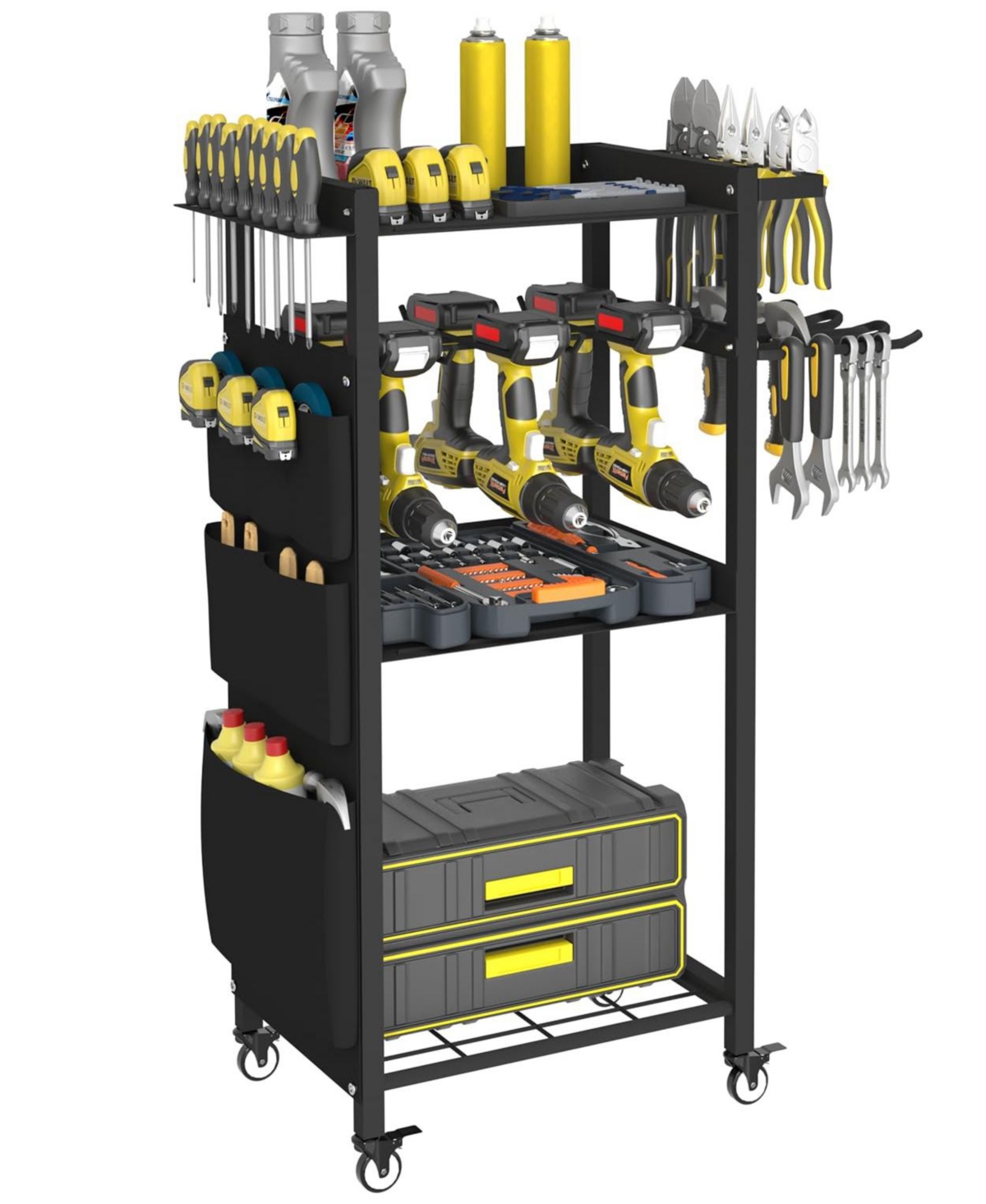 Click here for Xdovet Rolling Tool Cart Organizer Drill Rack Work... prices