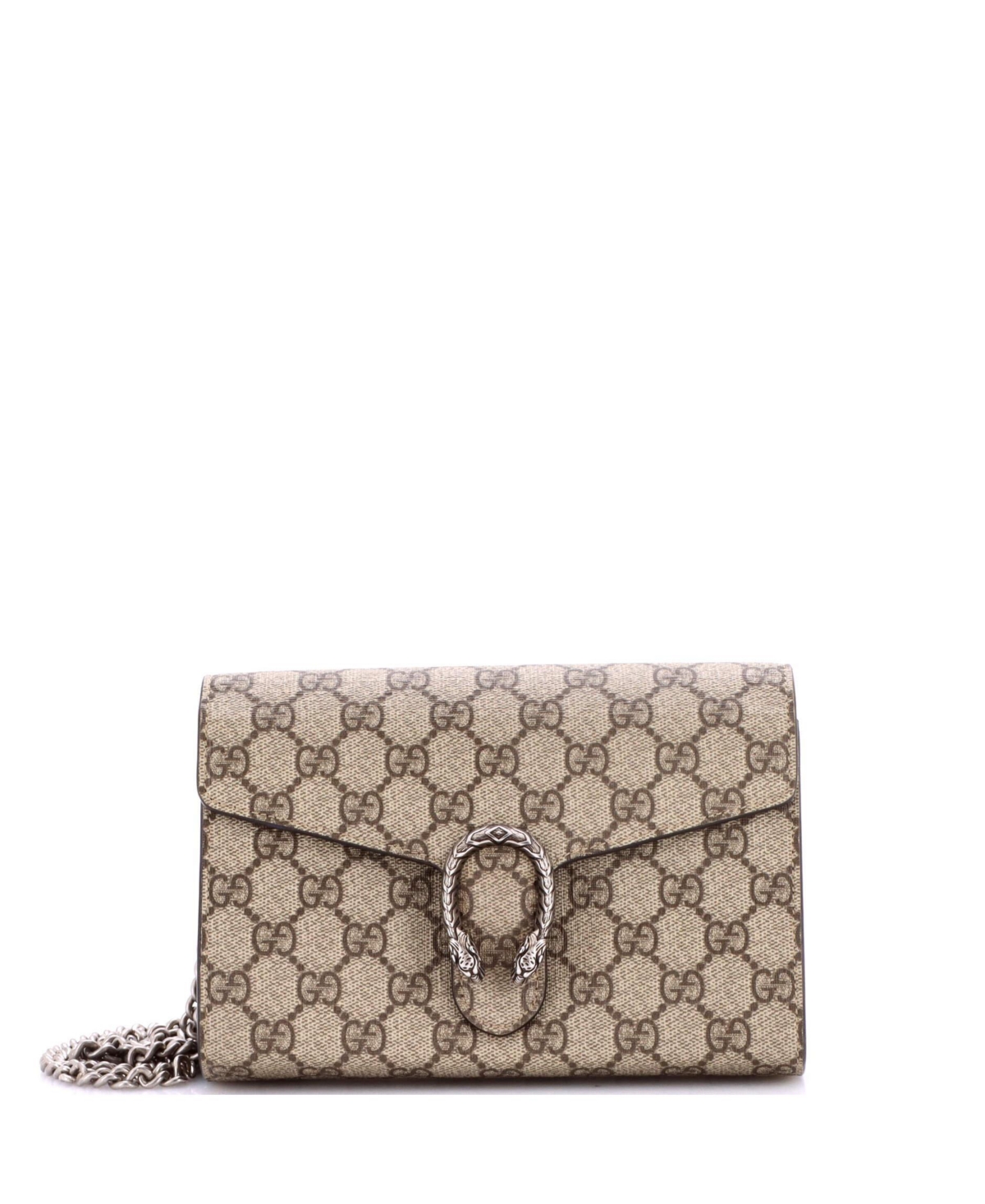 Click here for Pre-Owned Gucci Small Dionysus Chain Wallet Gg Coa... prices