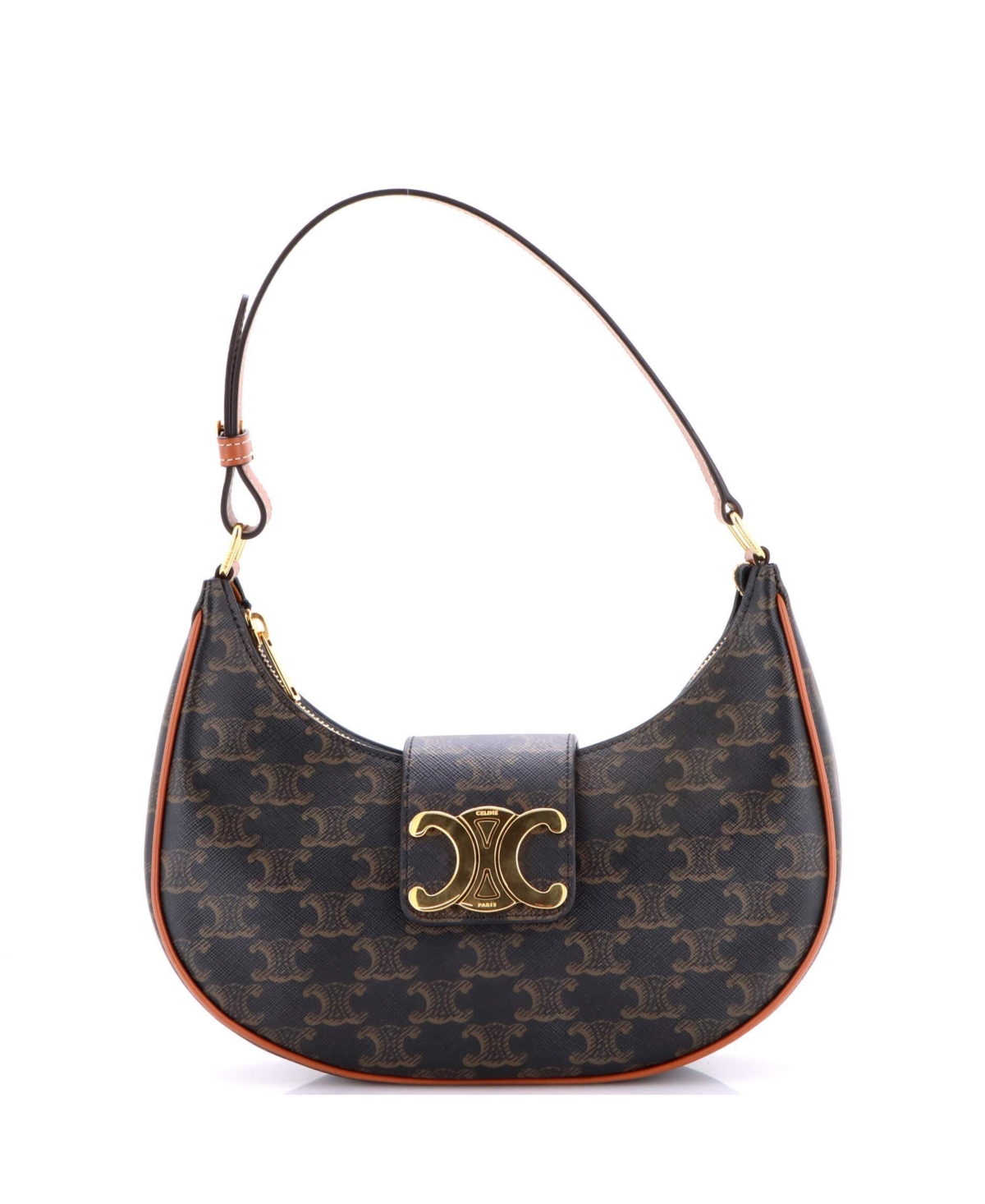 Click here for Pre-Owned Celine Ava Triomphe Bag Triomphe Coated... prices