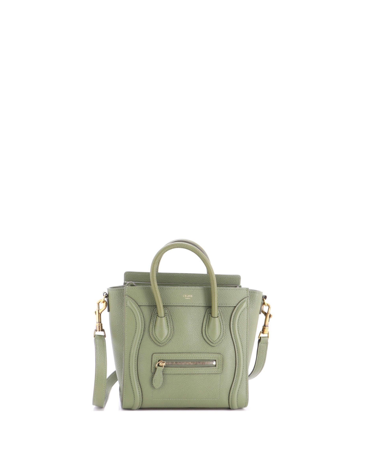 Click here for Pre-Owned Celine Nano Luggage Bag Grainy Leather -... prices