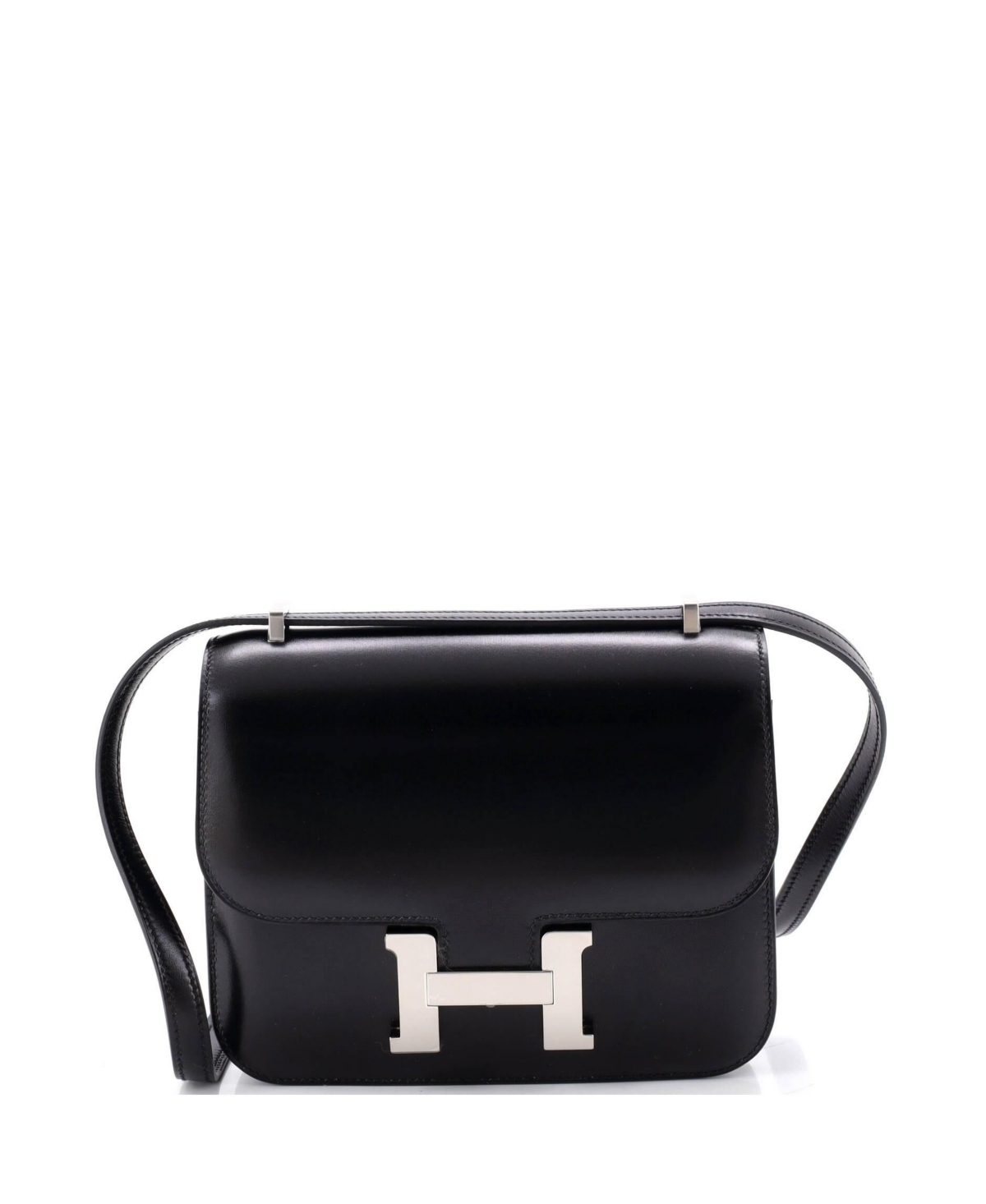 Click here for Pre-Owned HERMES 18 Constance Nm Bag Box Calf - Bl... prices
