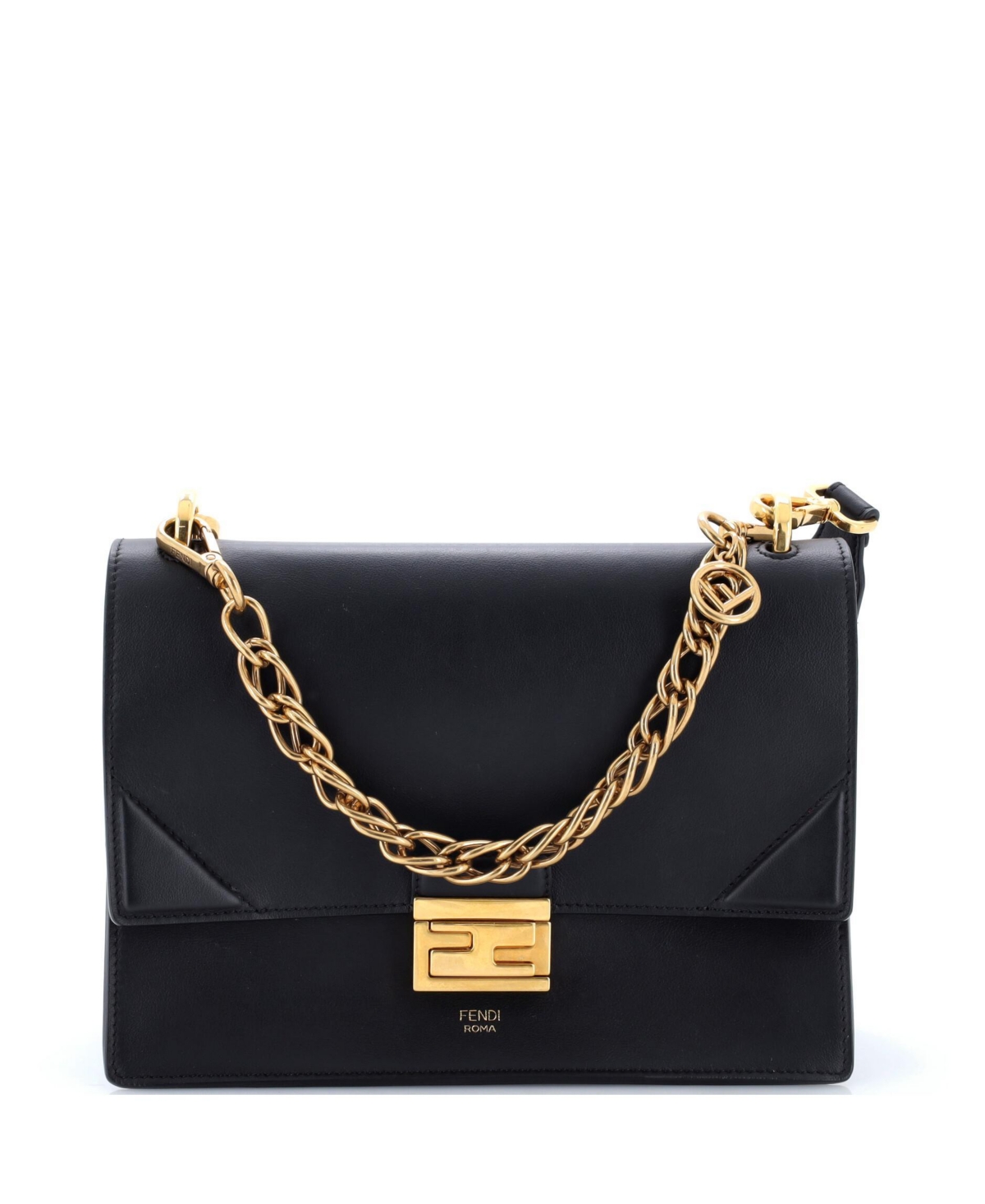 Click here for Pre-Owned Fendi Medium Kan U Shoulder Bag Leather... prices