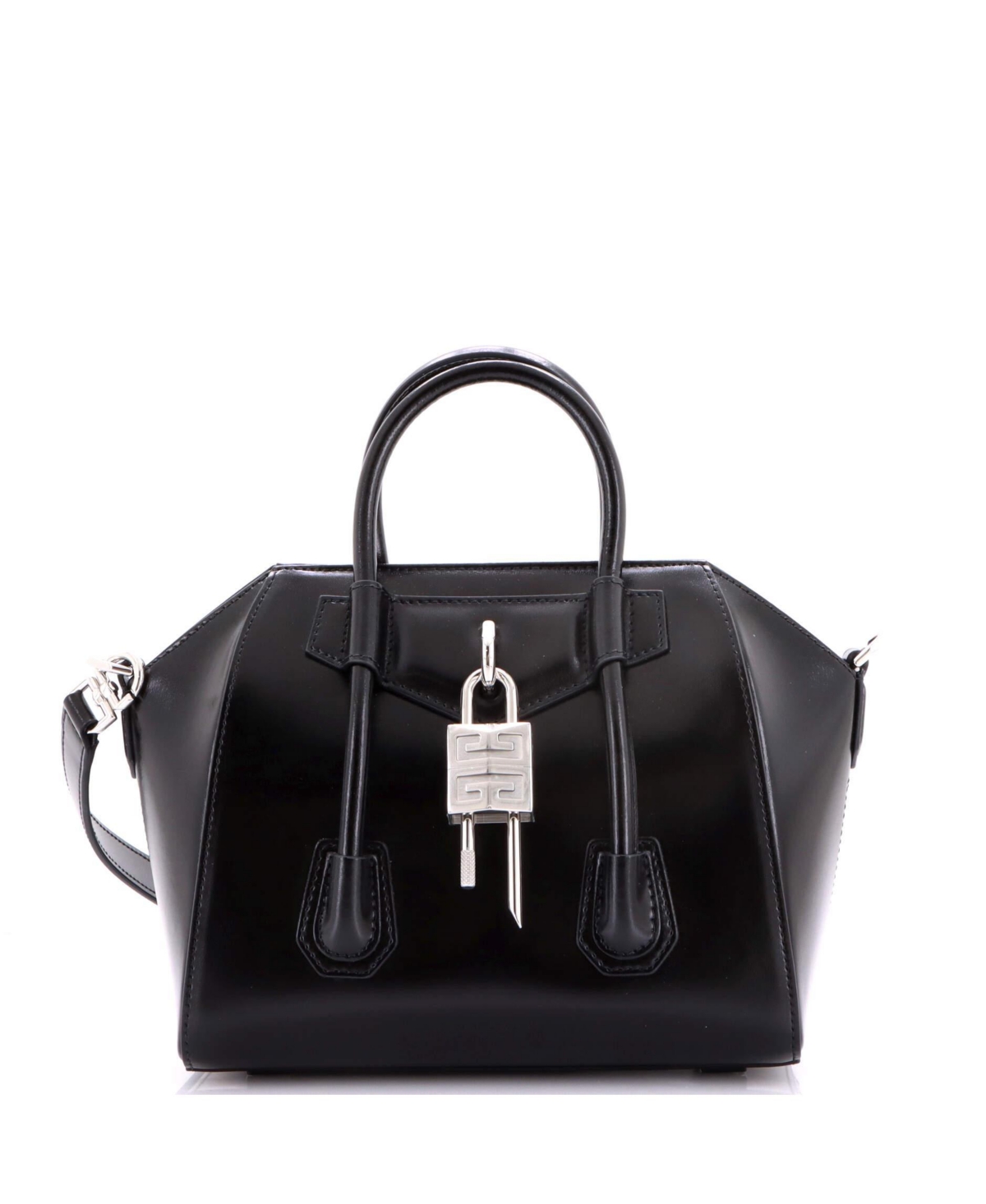 Click here for Pre-Owned Givenchy Mini Antigona Lock Bag Leather... prices