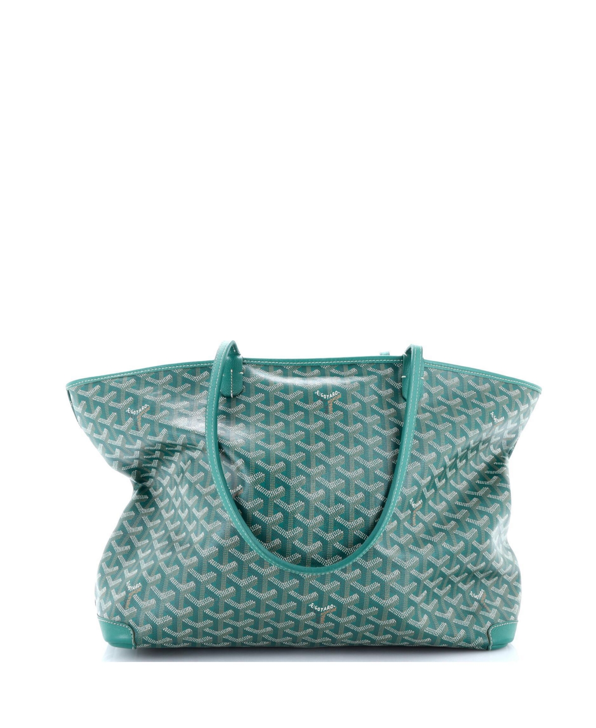 Click here for Pre-Owned Goyard Mm Artois Tote Coated Canvas - Gr... prices