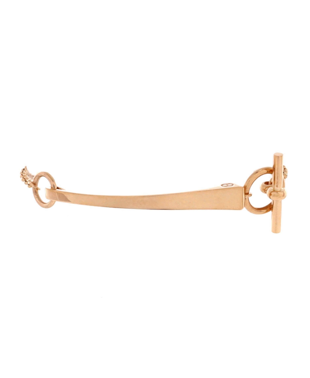 Click here for Pre-Owned HERMES Clou de Forge Chain Bracelet - 18... prices