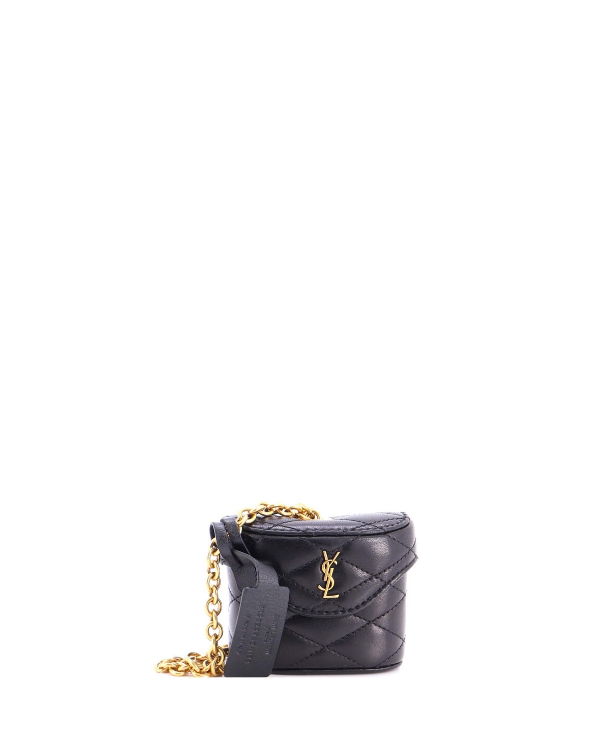 Click here for Pre-Owned Saint Laurent June Box Bag Charm Quilted... prices