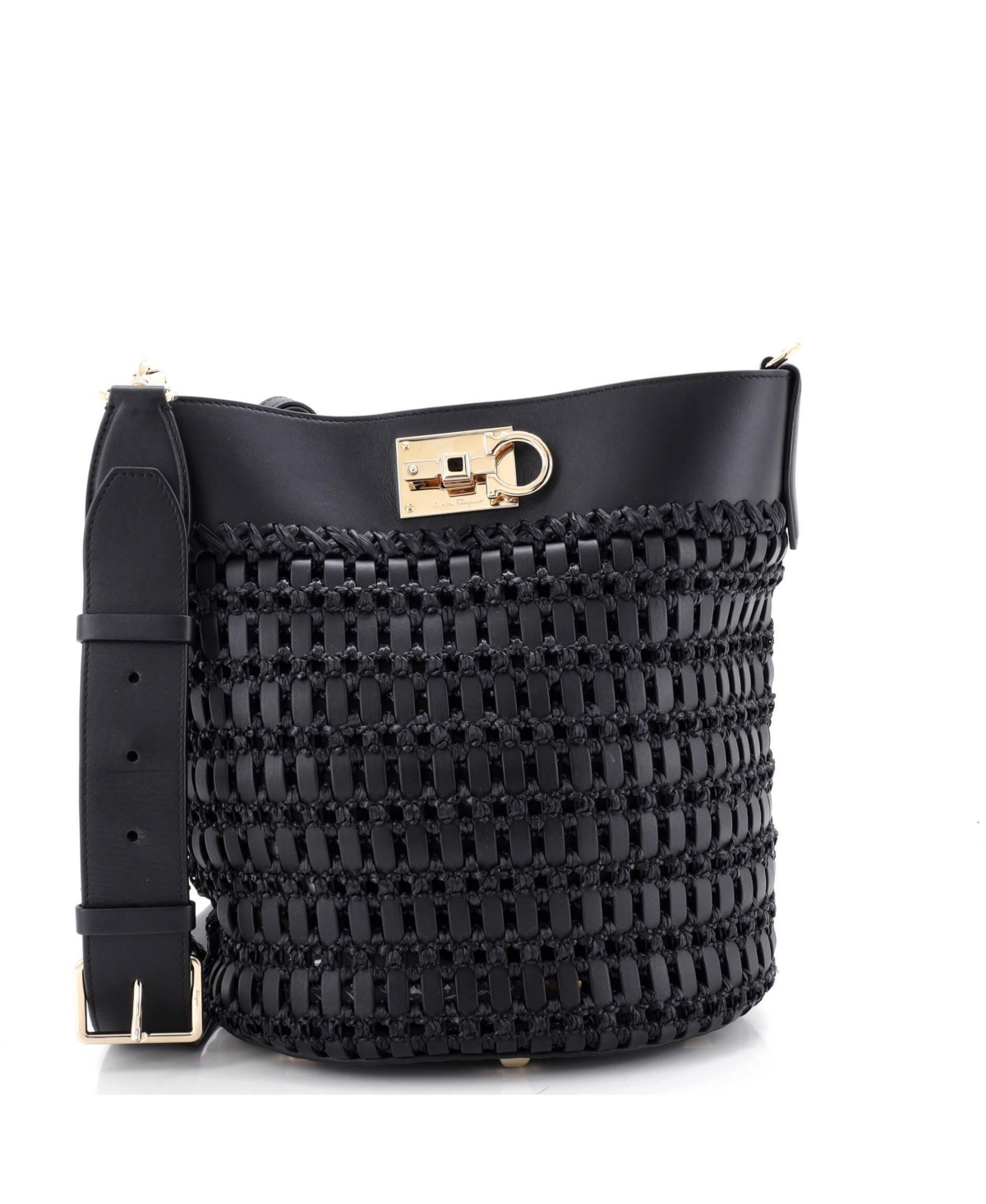 Click here for Pre-Owned Salvatore Ferragamo The Studio Bucket Ba... prices