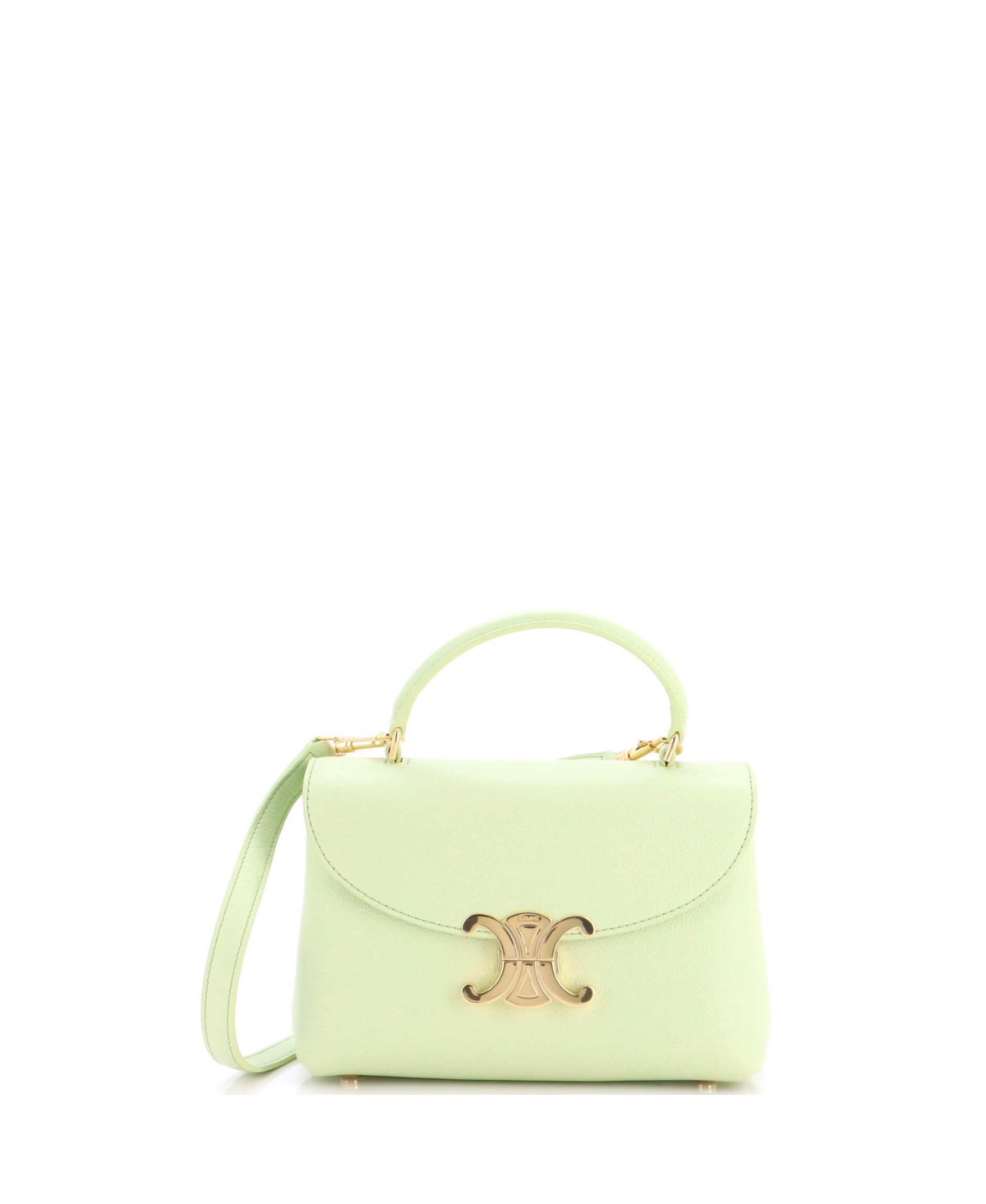 Click here for Pre-Owned Celine Teen Nino Top Handle Bag Leather... prices