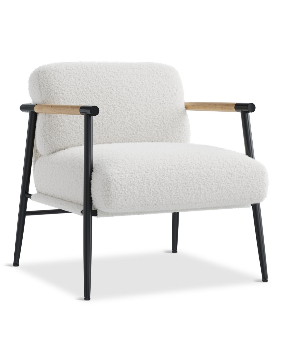Click here for homfan Modern Accent Chair - Comfy Chair with Meta... prices