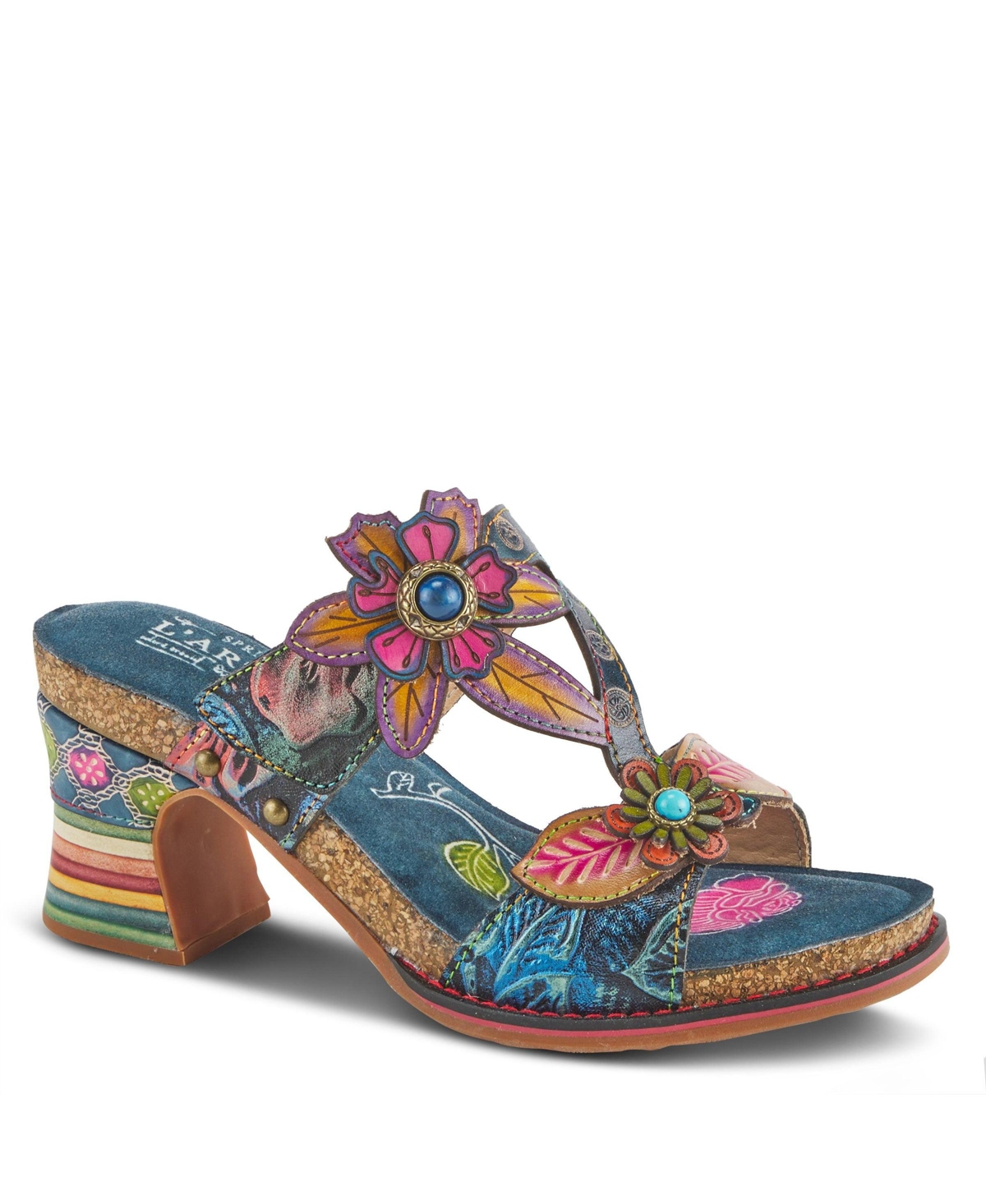 Click here for LArtiste Womens Rossie Slide Sandal with Hand-Pain... prices