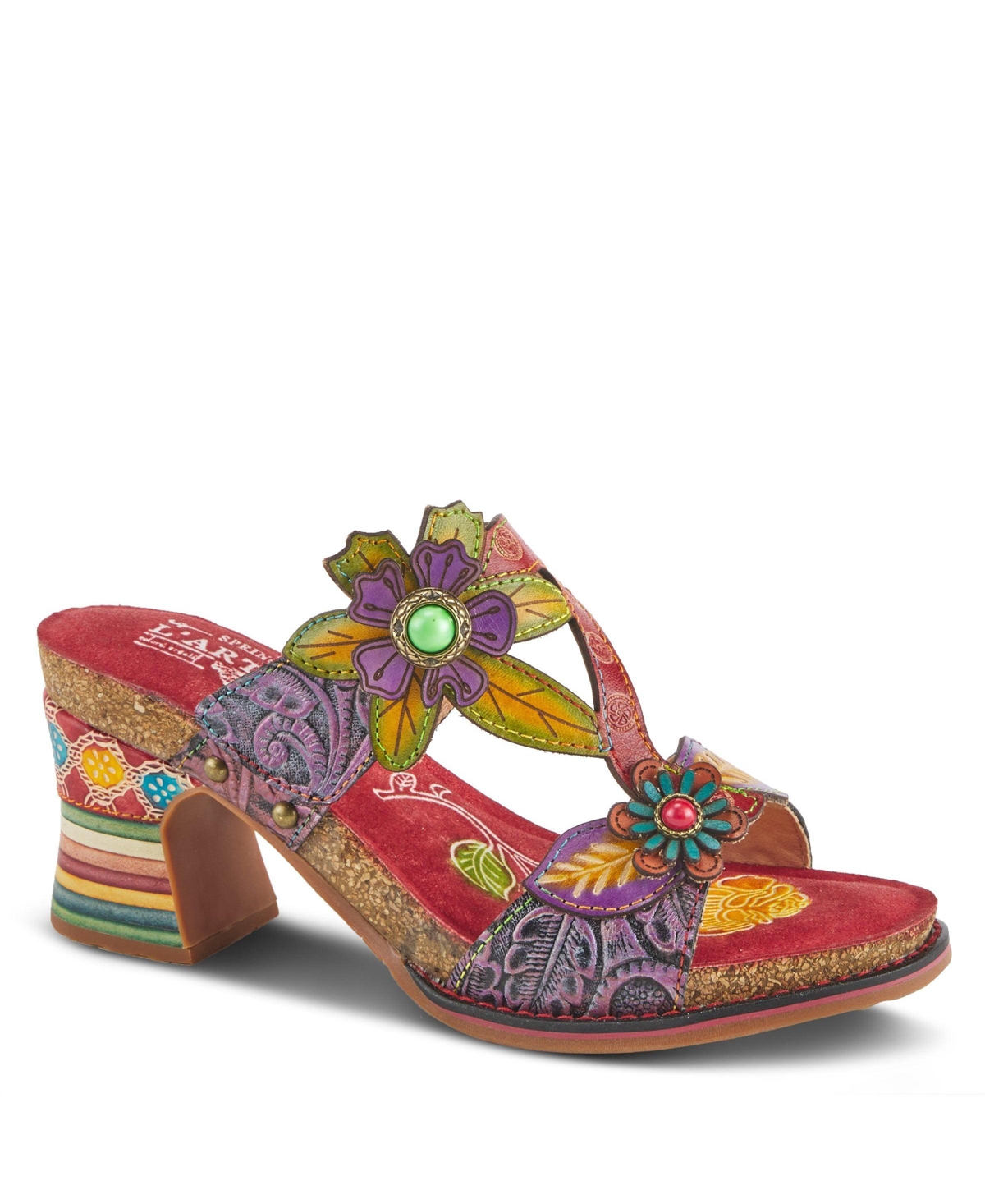 Click here for LArtiste Womens Rossie Slide Sandal with Hand-Pain... prices
