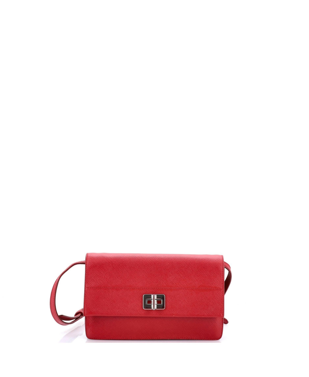 Click here for Pre-Owned Prada Small Turn Lock Wallet Crossbody S... prices