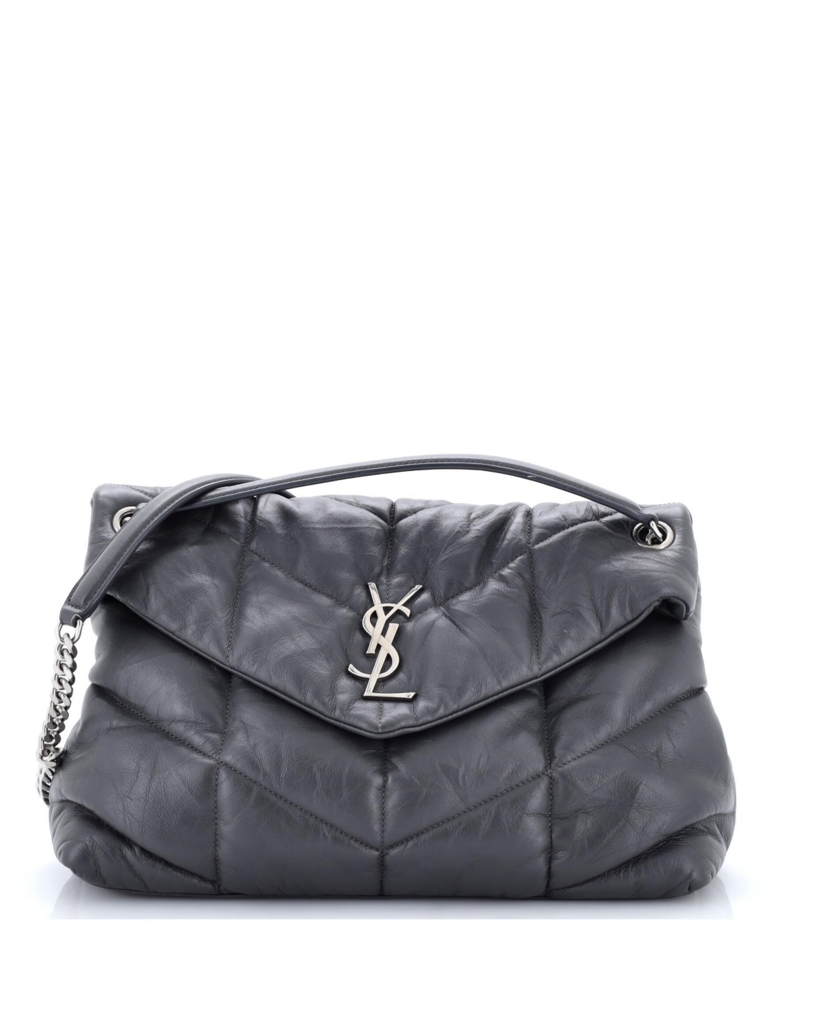 Click here for Pre-Owned Saint Laurent Medium Loulou Puffer Shoul... prices