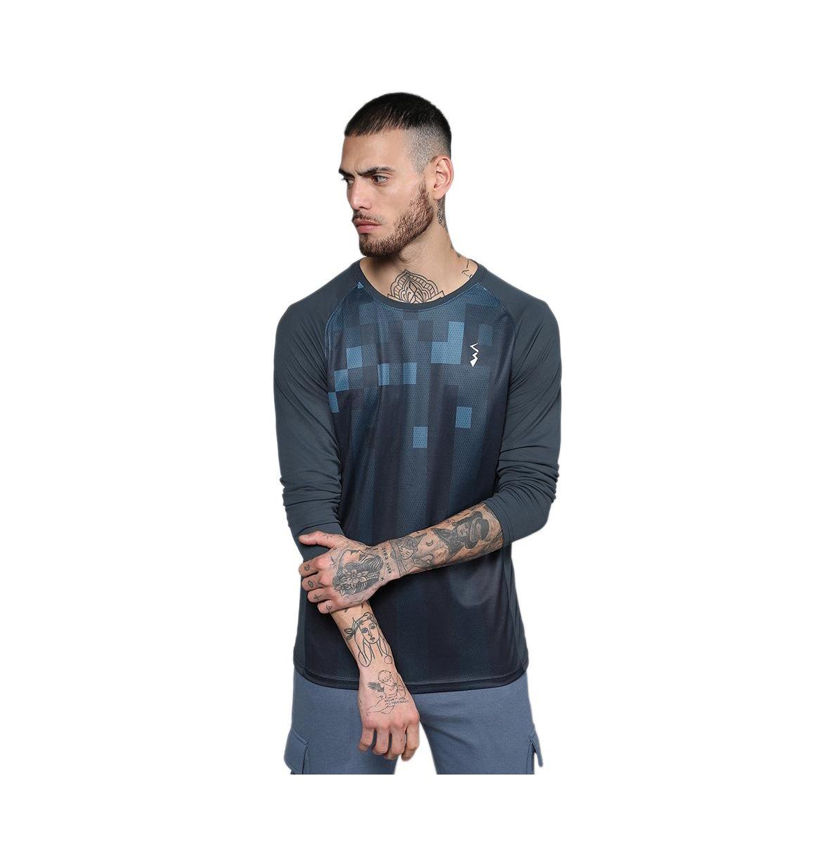 Click here for Campus Sutra Mens Digital Printed Activewear T-Shi... prices