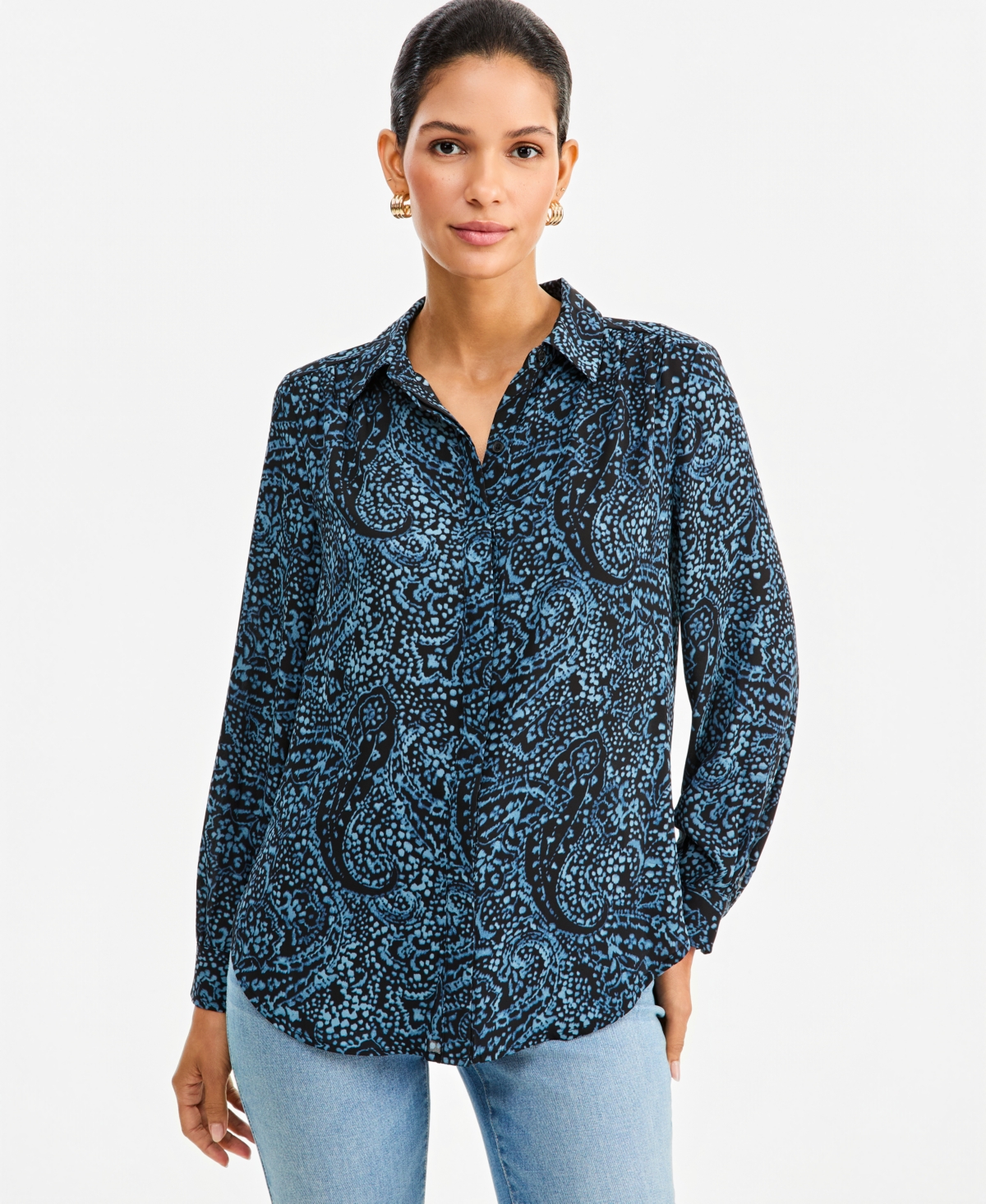 Click here for I.n.c. International Concepts Womens Long-Sleeve B... prices
