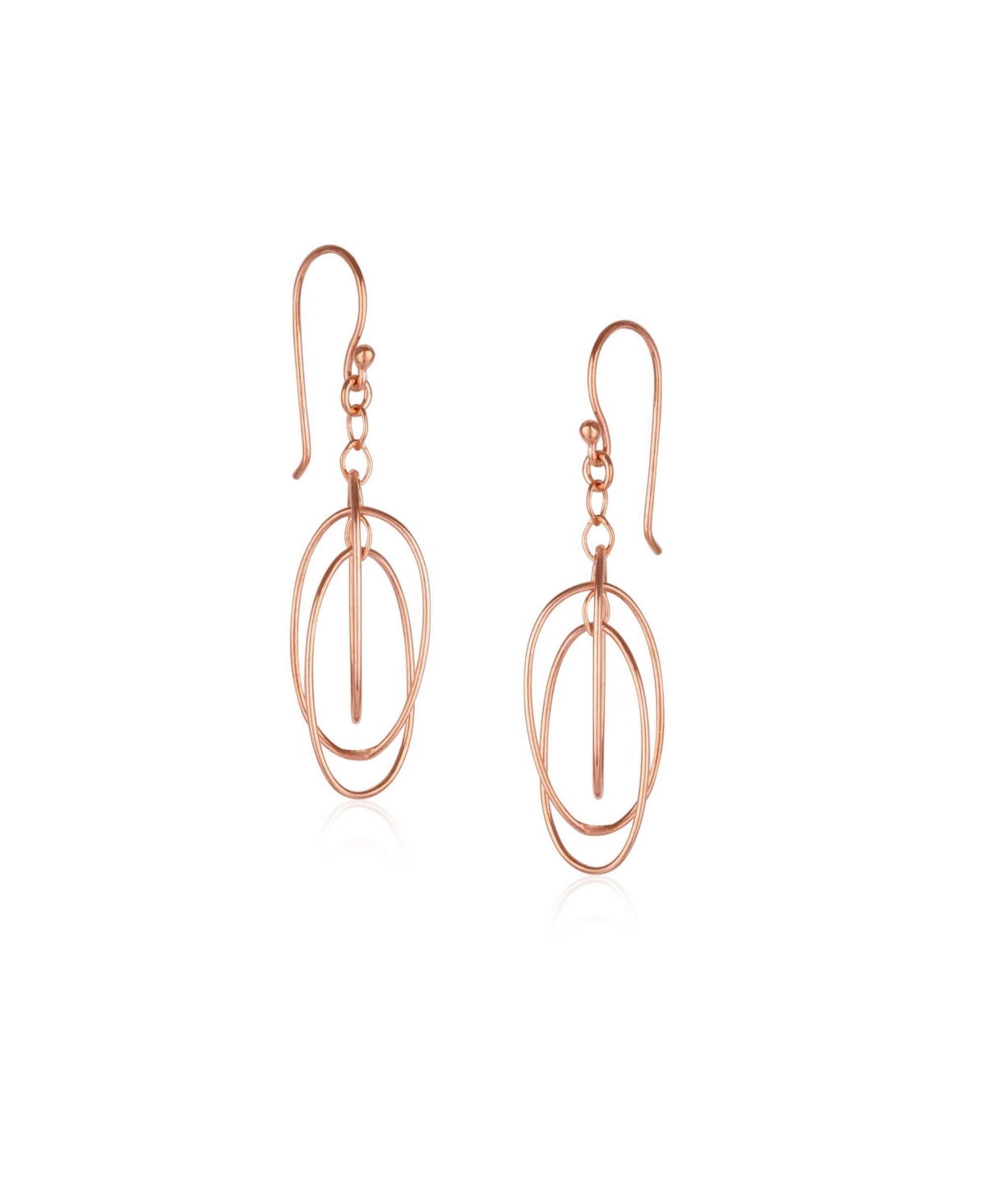 Click here for Spero London Nested Loop 3D Drop Earring in Sterli... prices