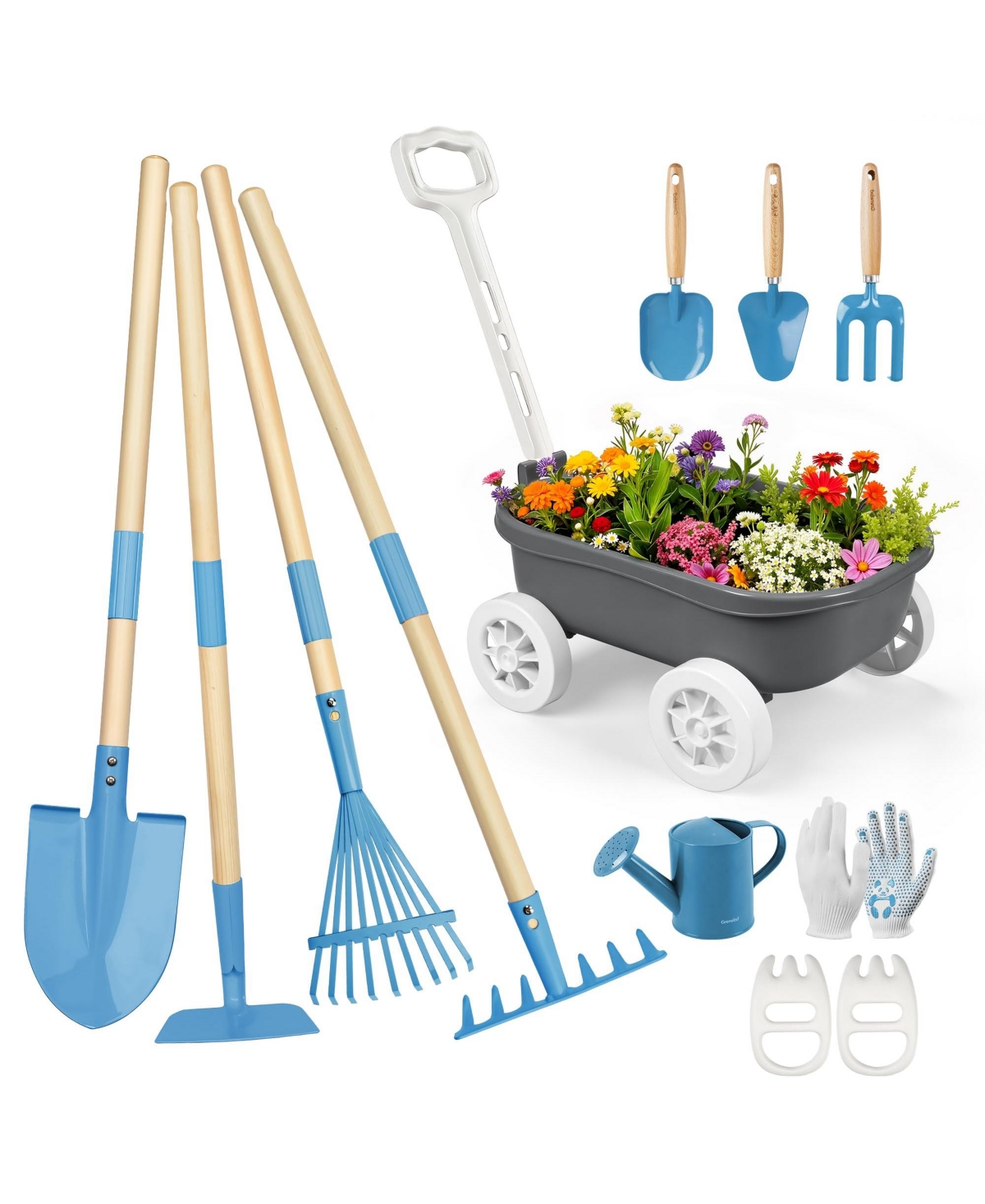 Click here for Xdovet Childrens Gardening Cart Set Outdoor Educat... prices