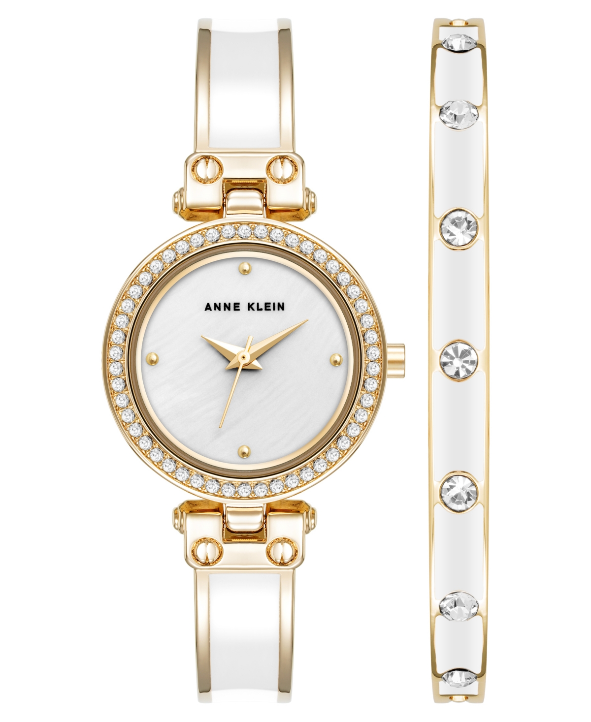 Click here for Anne Klein Womens Quartz Pink Round Bracelet Watch... prices