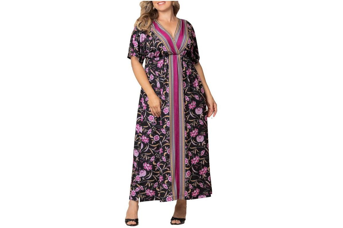 Click here for Kiyonna Womens Plus Size Wanderlust Border Print M... prices