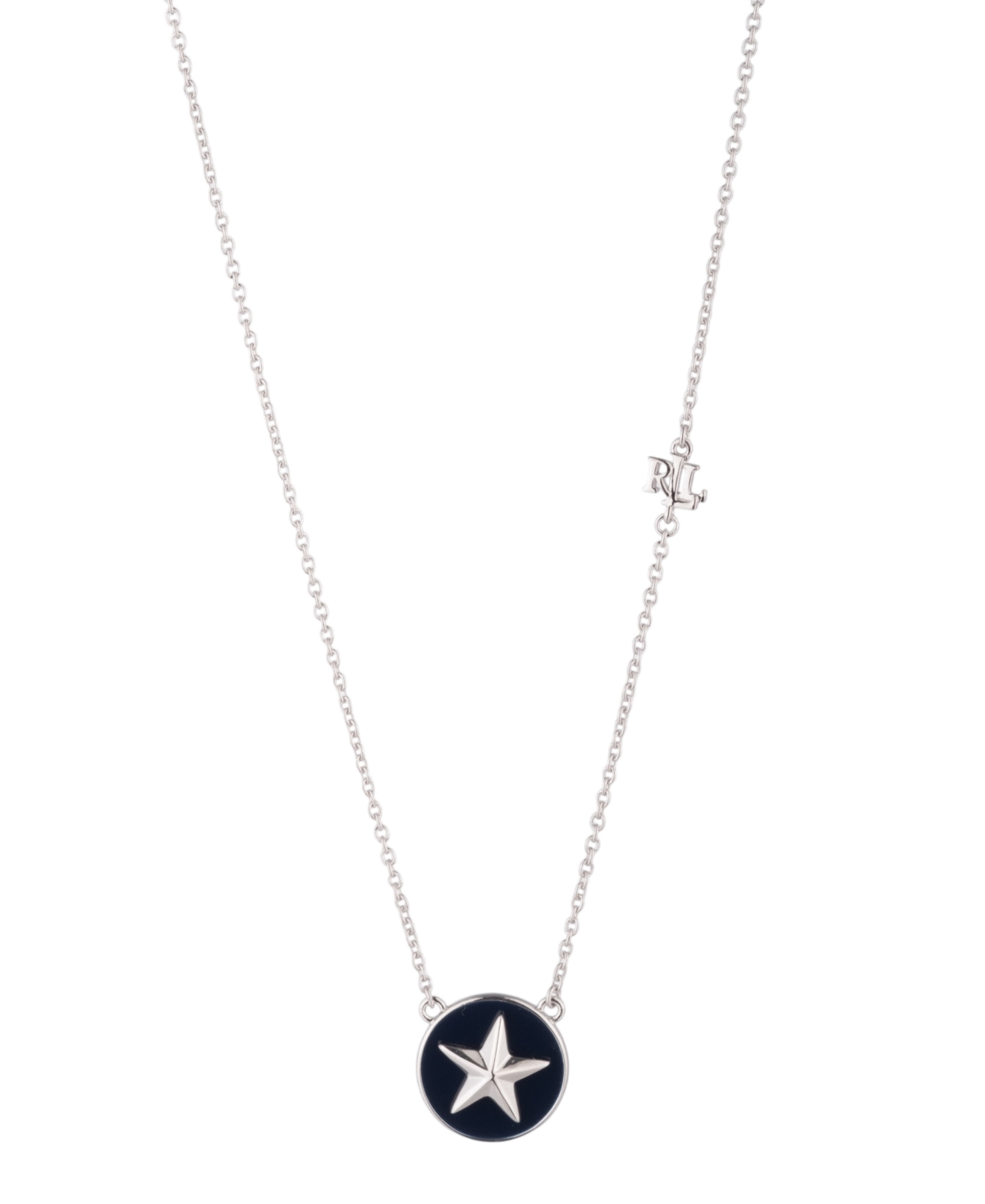 Click here for Lauren Ralph Lauren Sterling Silver Navy Enamel St... prices