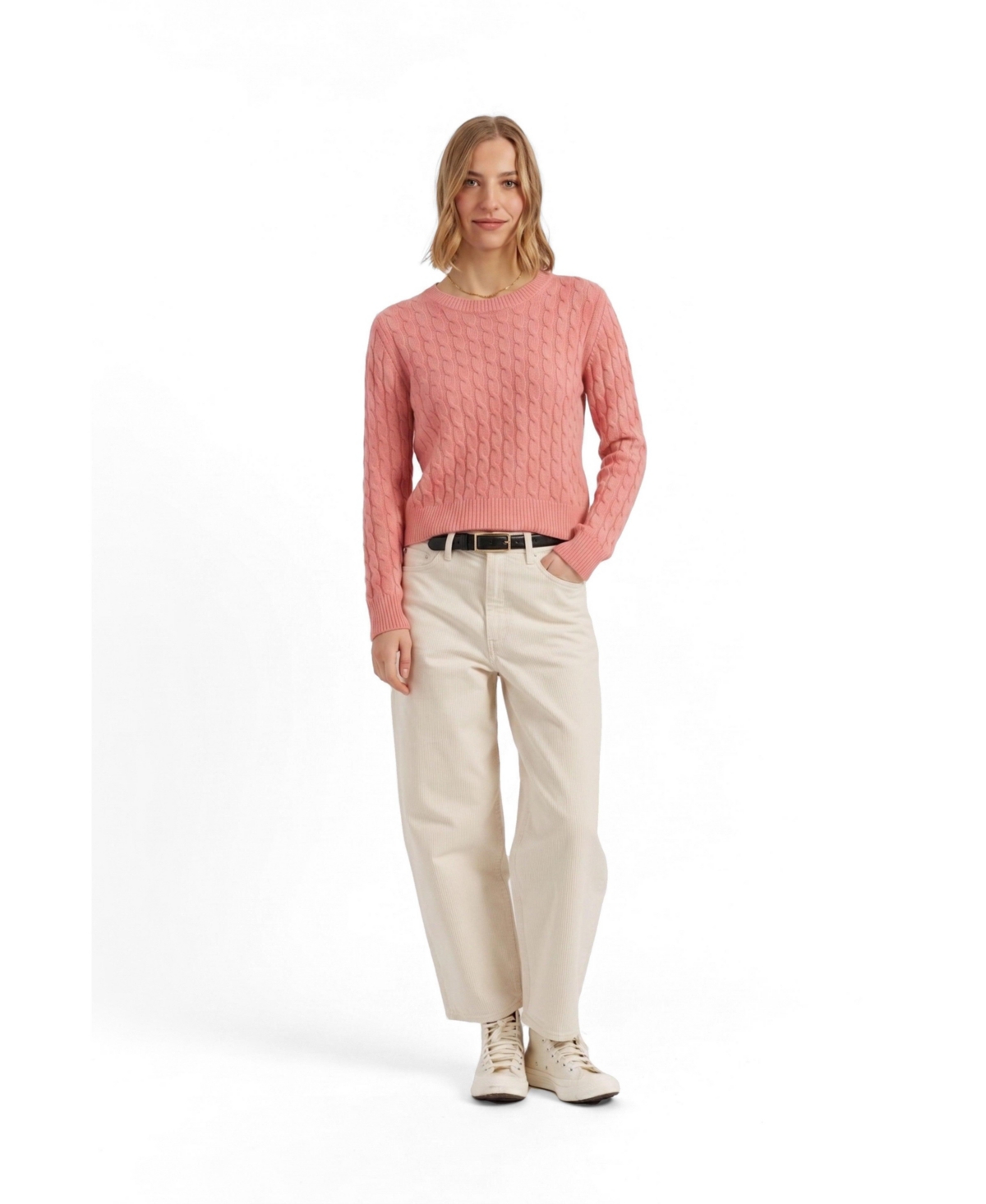 Click here for Chinti & Parker Womens Pure Cashmere Cable Sweater... prices