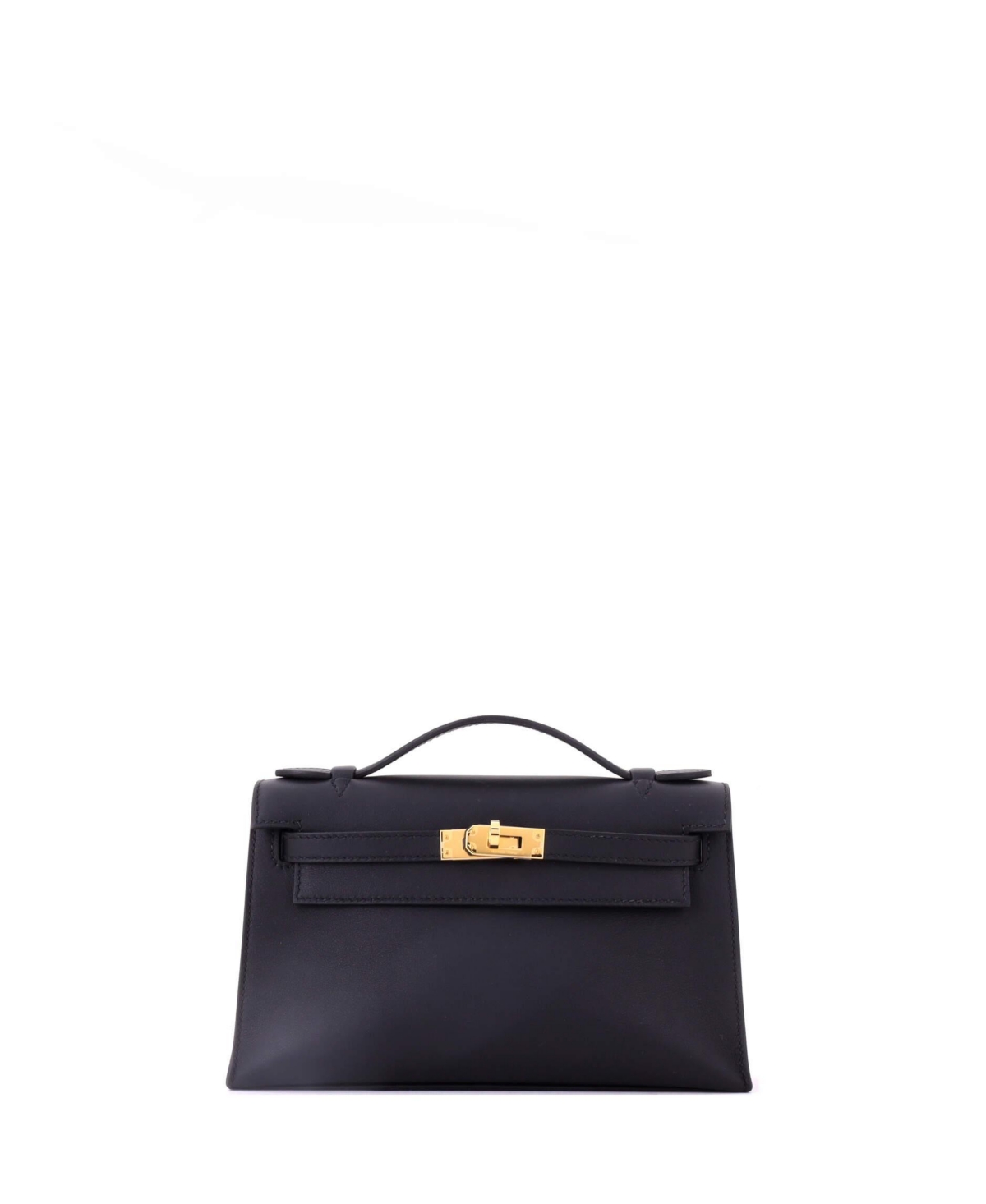 Click here for Pre-Owned HERMES Kelly Pochette Swift - Black prices