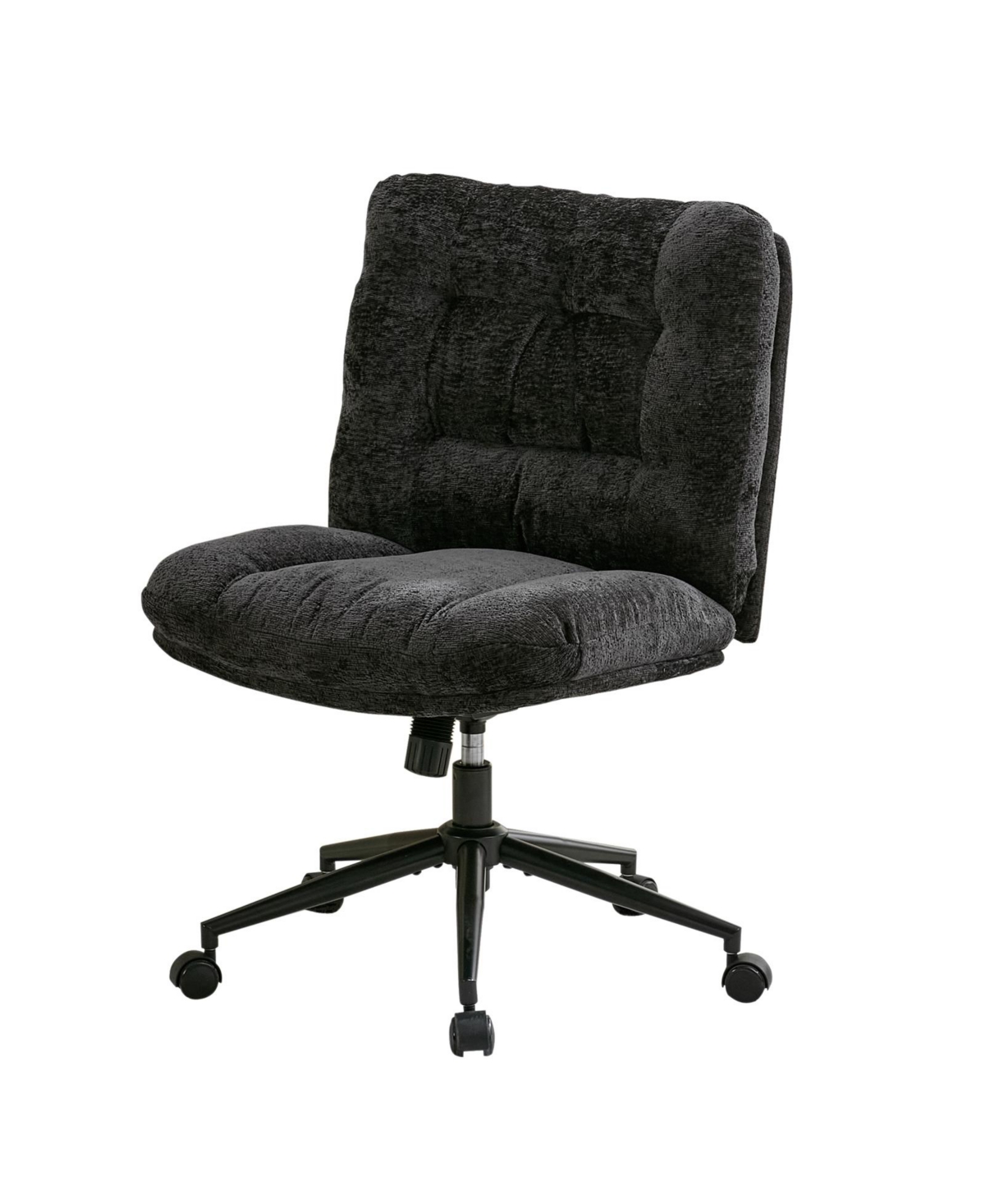 Click here for homfan Wide Armless Chenille Desk Chair with Dual... prices