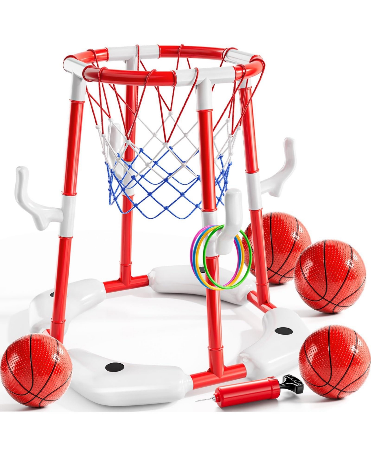 Click here for Gnuadz 2-in-1 Pool Basketball Hoop Floating Game S... prices