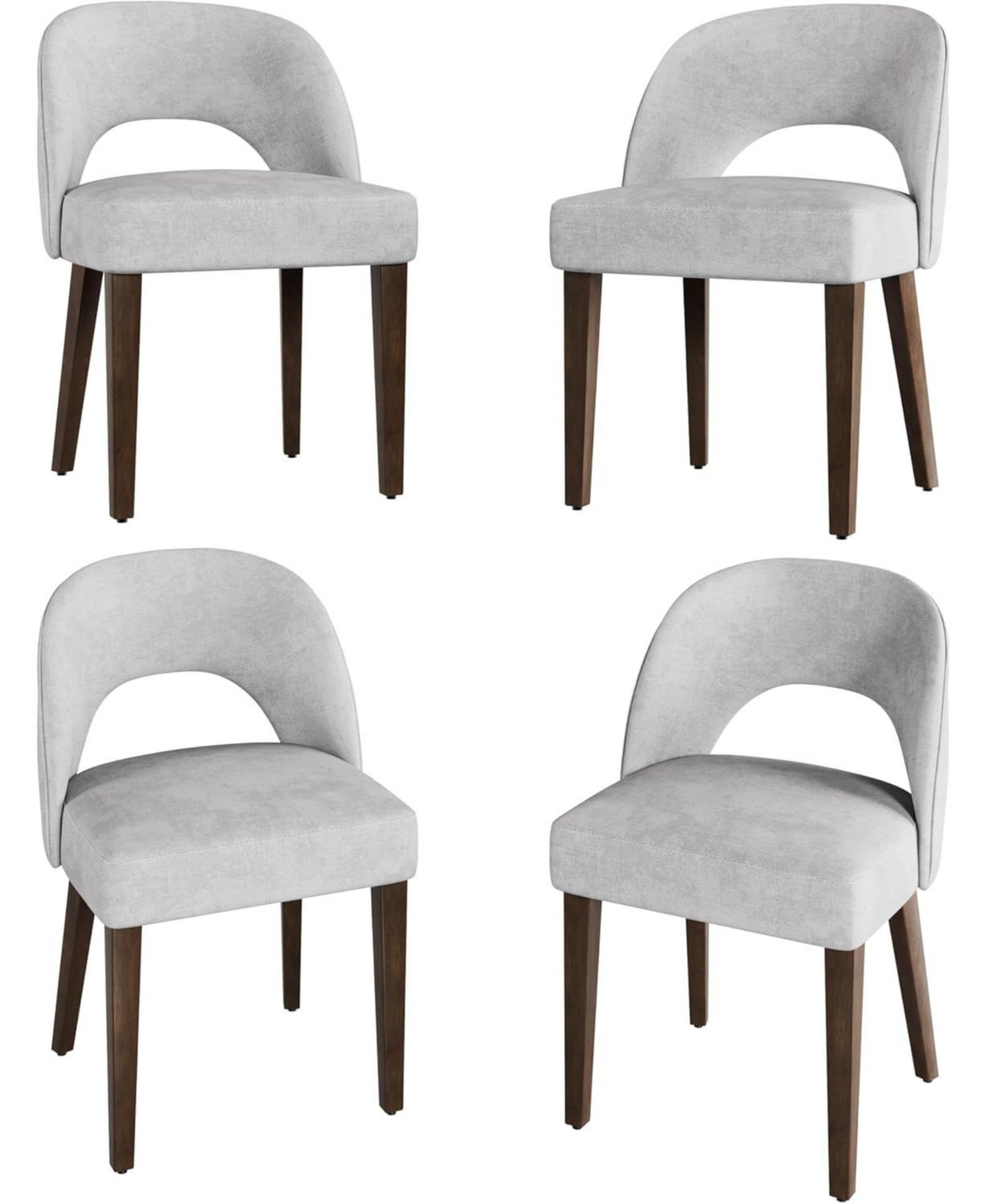 Click here for gaomon Modern Dining Chairs Set of 4  Plush Chenil... prices