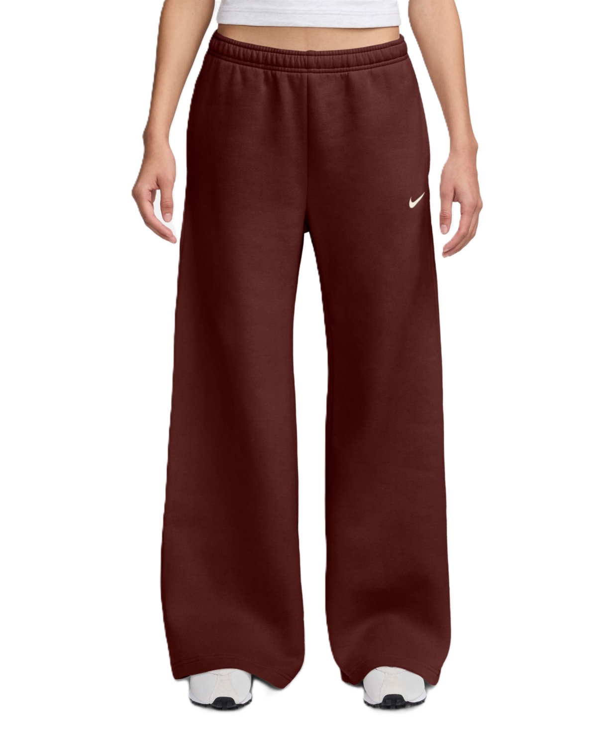 Click here for Nike Studio Fleece Womens Mid-Rise Pants - Mystic... prices